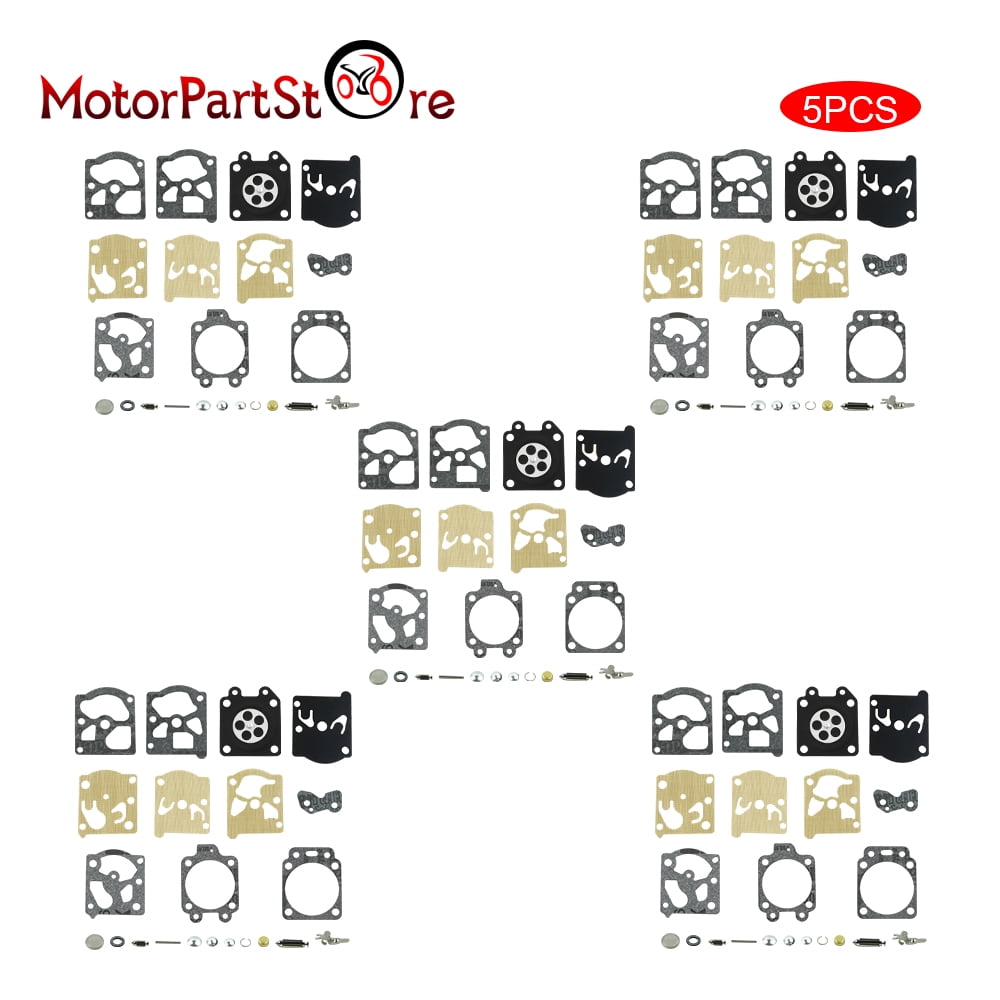 5 Sets Carburettor Rebuild Repair kit Diaphragm Gasket for Walbro K20 ...