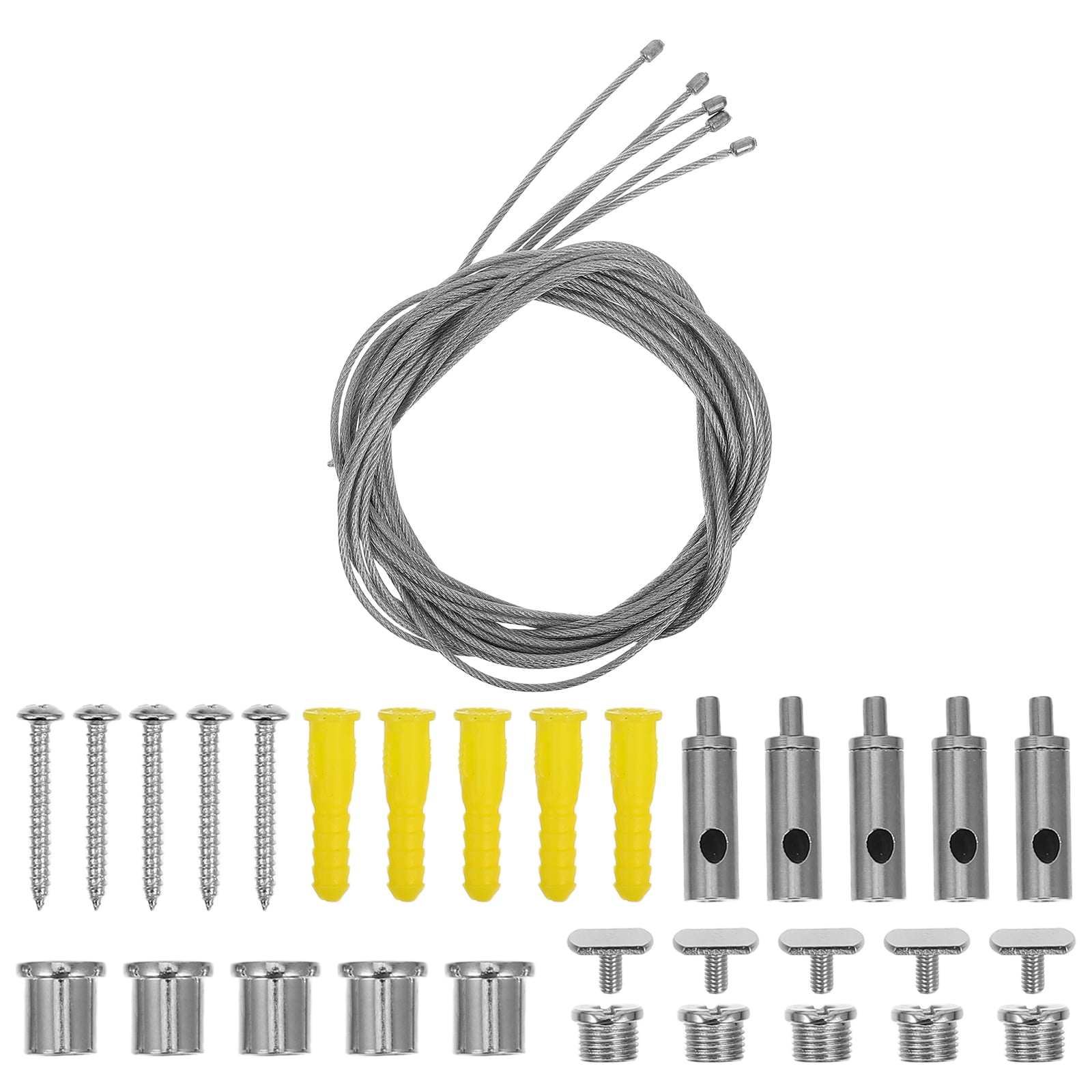 5 Sets Of Ceiling Hanging Wire Cable Kit String Light Hanging Kit ...