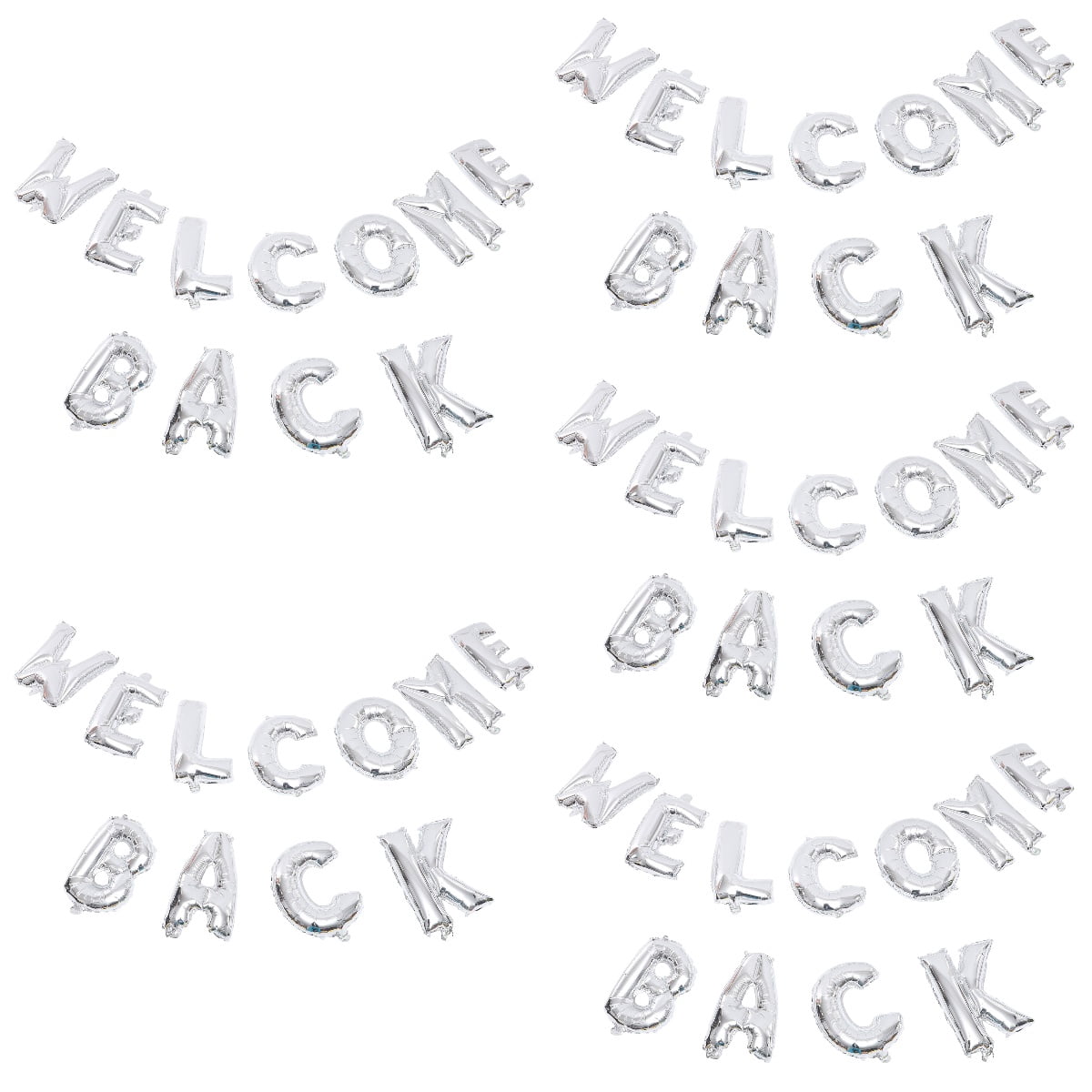 5 Sets Classroom Decorations Grad Balloons Back to School Foil Office ...
