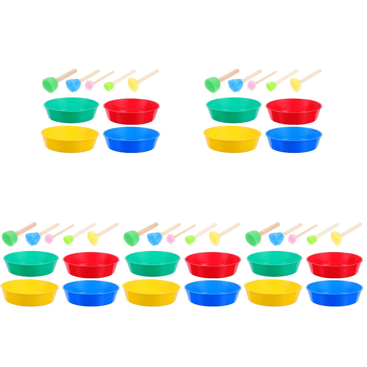 5 Sets Color Palettes Pigment Tray Paint for Kids Art Toddler - Walmart.com