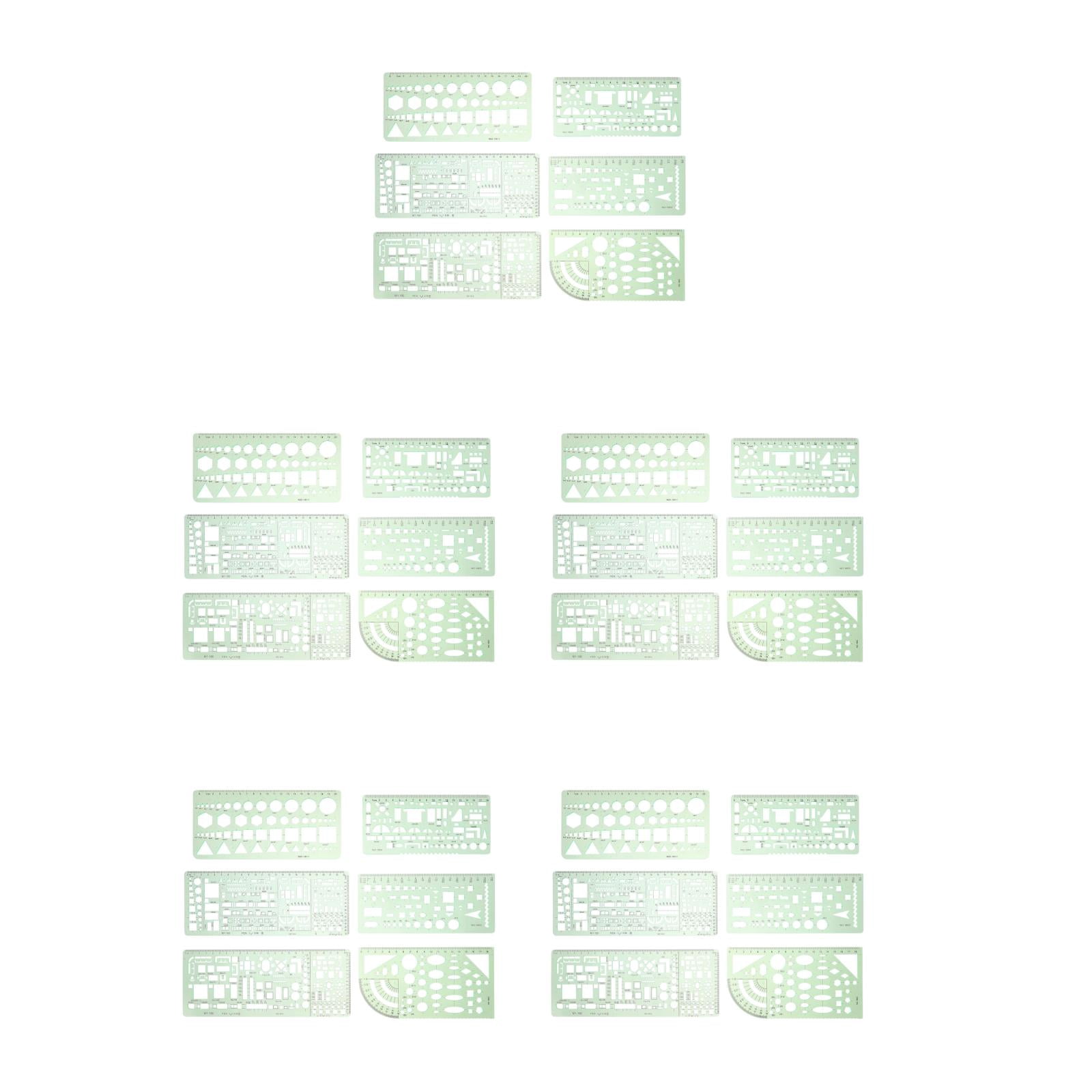 5 Sets Curve Fitting Drawing Aid Building Formwork Architecture ...