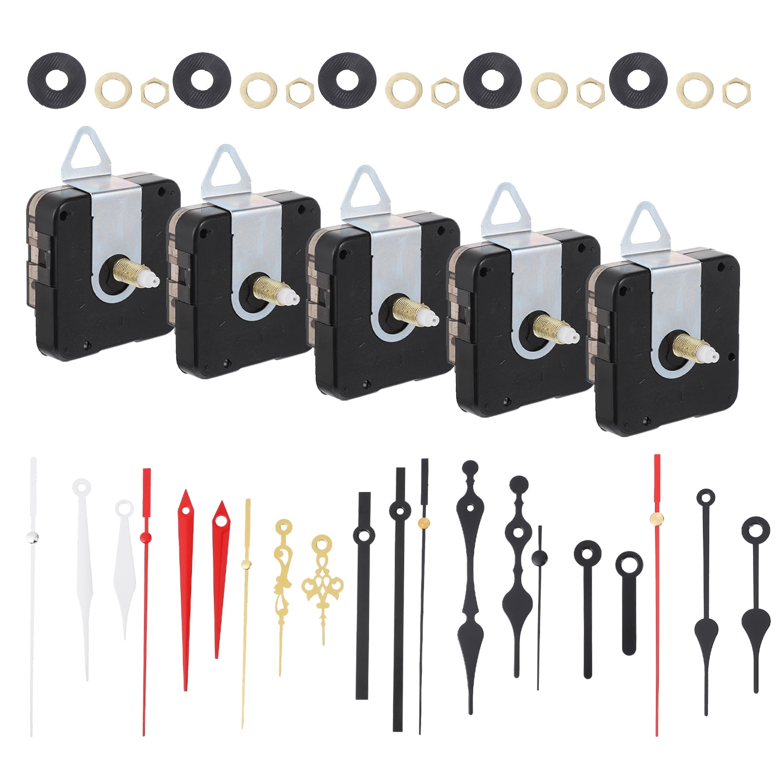 5 Sets DIY Clock Movement Replacement Pointer Clock Parts Practical ...