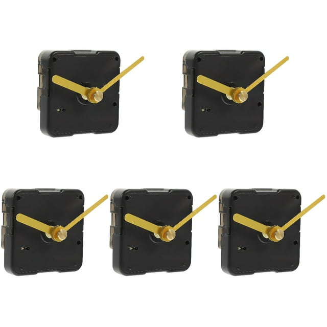 5 Sets DIY Silent Wall Clock Movement Mechanism and Hands Kit ...