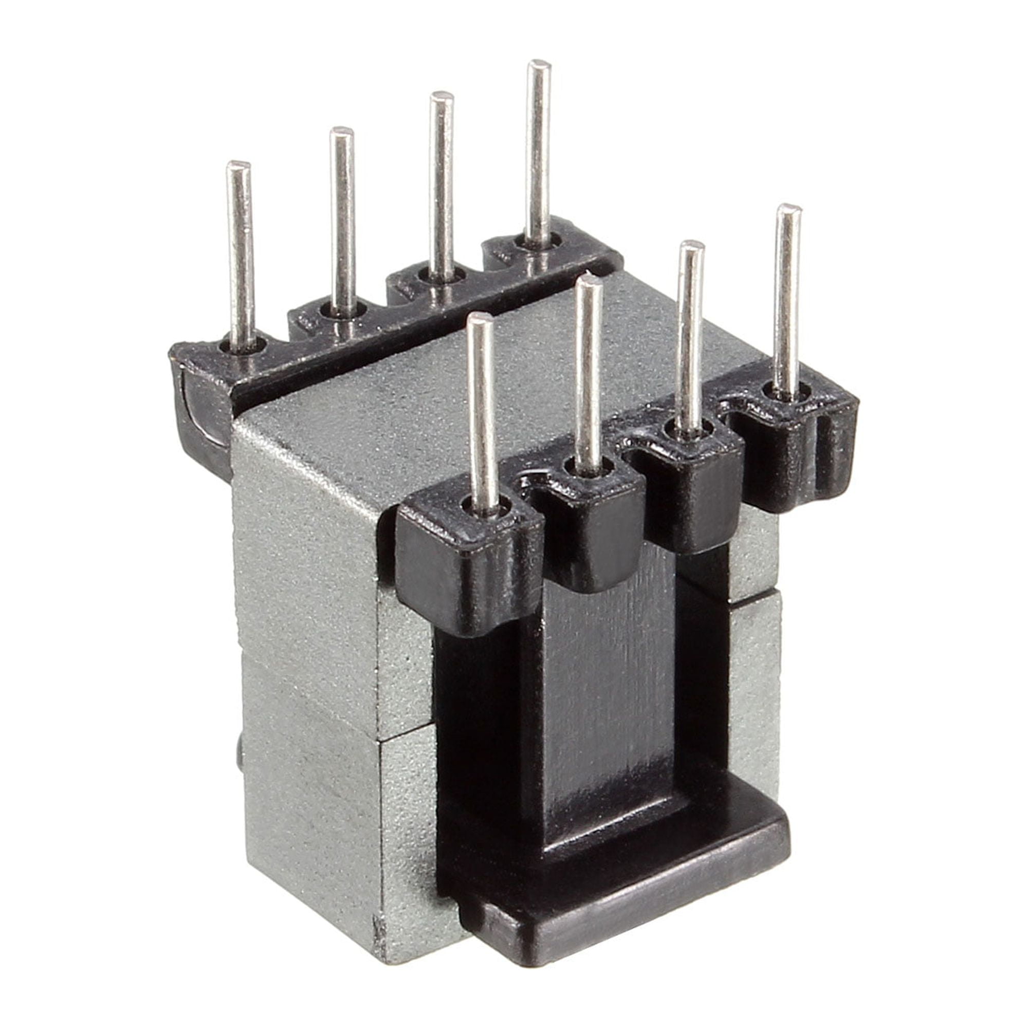 5 Sets EE10 4+4pin Transformer Bobbin PC40 Ferrite Core Vertical 10 Ferrite Halves+5 Bobbin ...