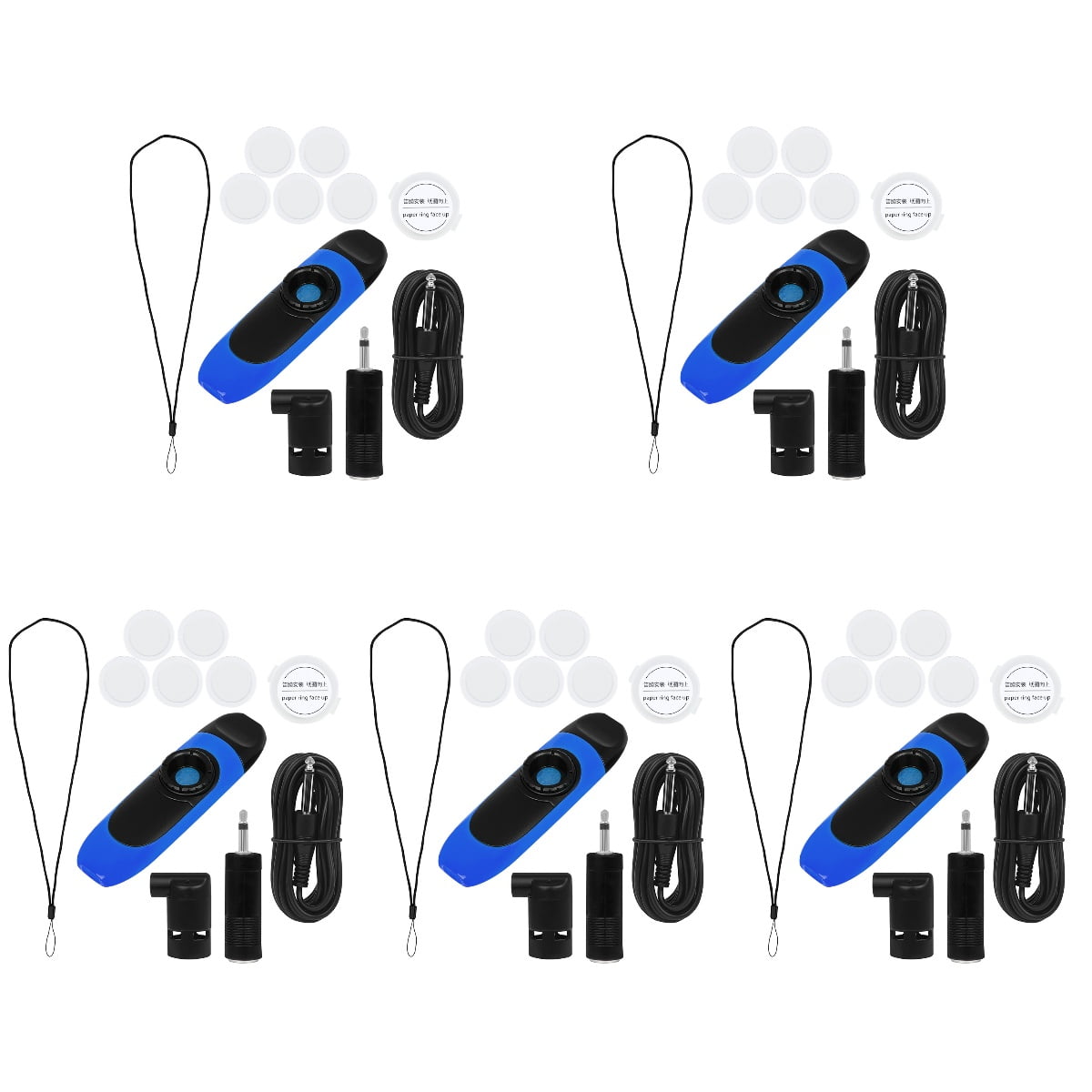 5 Sets Electric Kazoo with Pickup Instrument Toy Instruments Child Blue ...