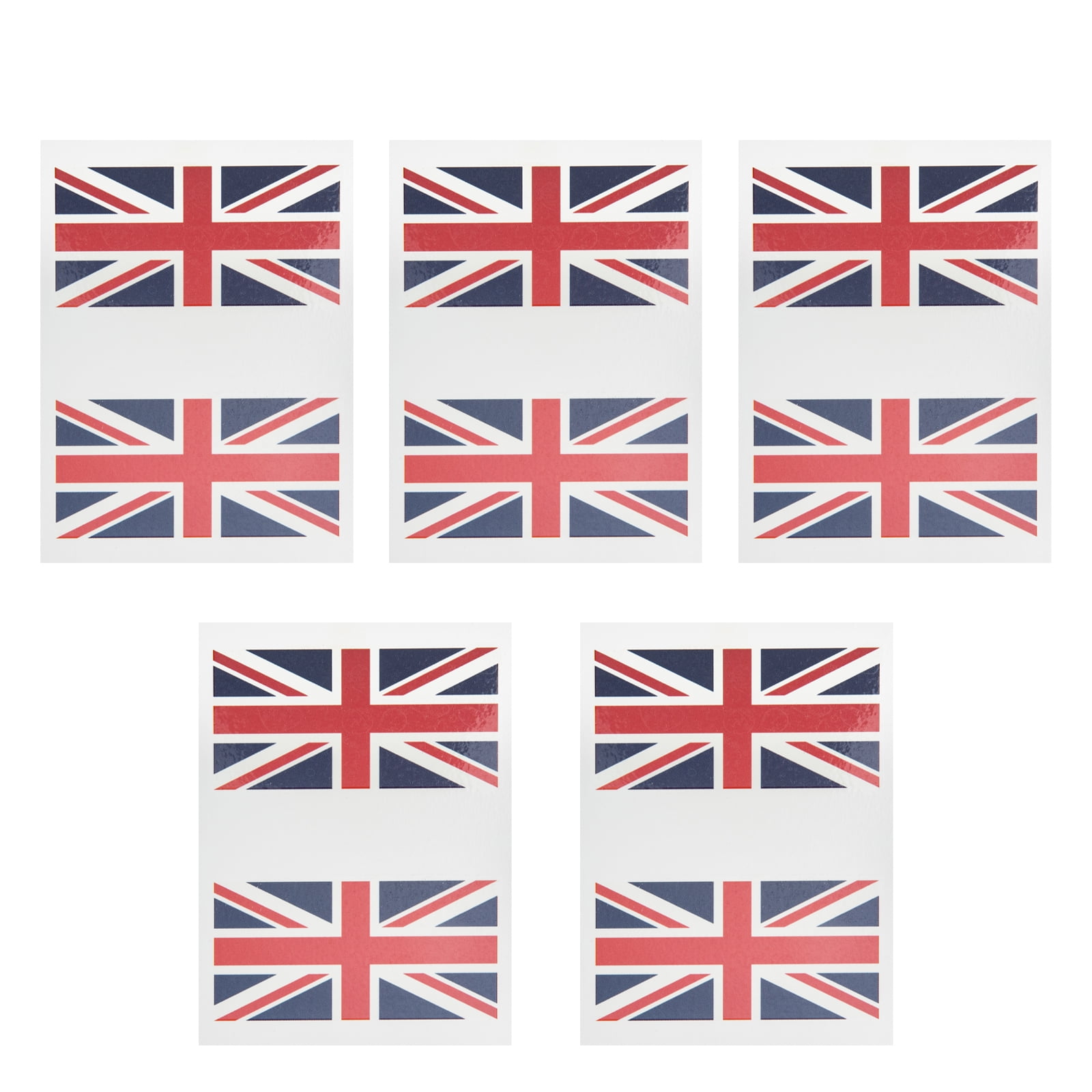 5 Sets Fans UK Sticker National Flag Paster Decorative Country Stickers ...