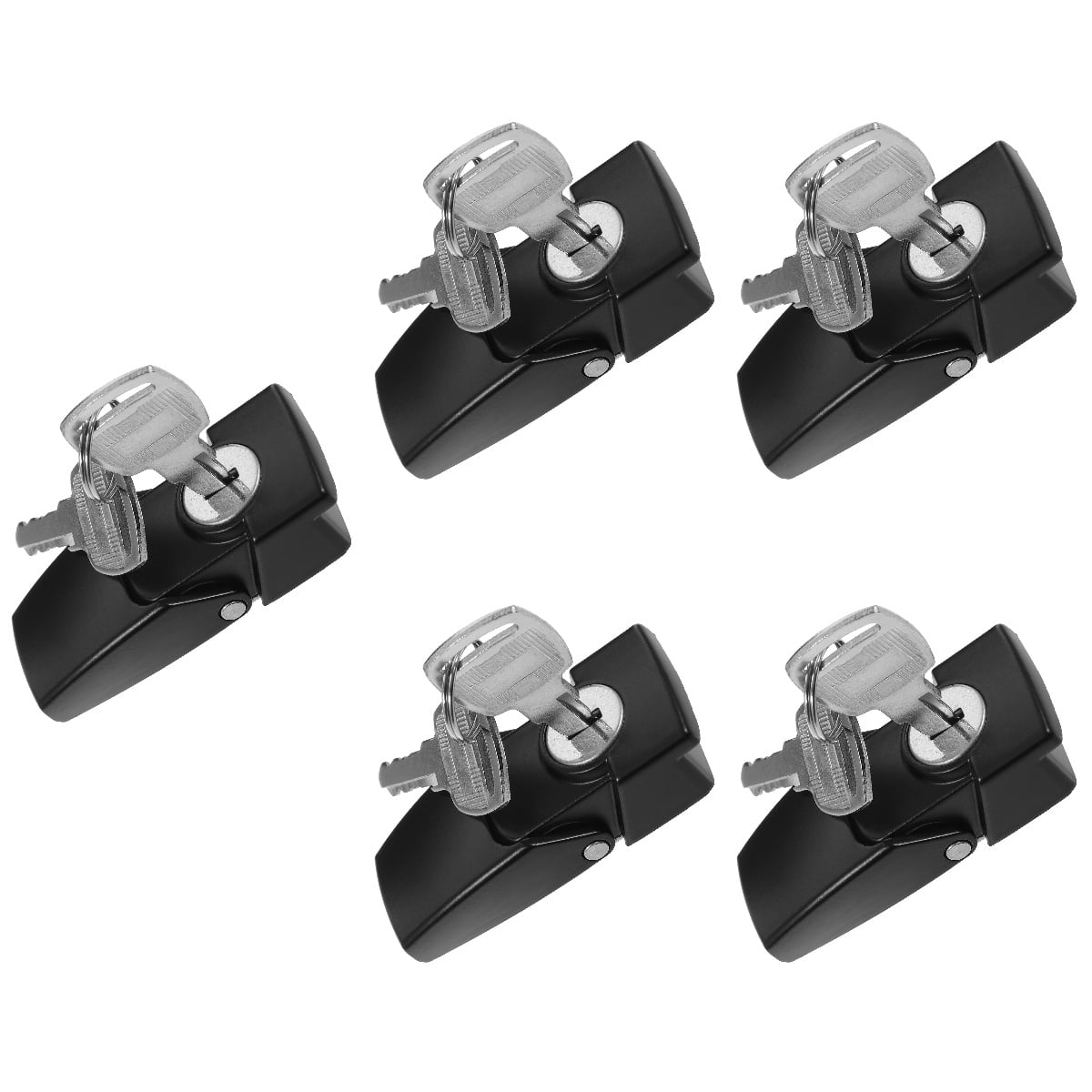 5 Sets File Cabinet Lock Kit Drawer Locks Hidden Hasp Security ...