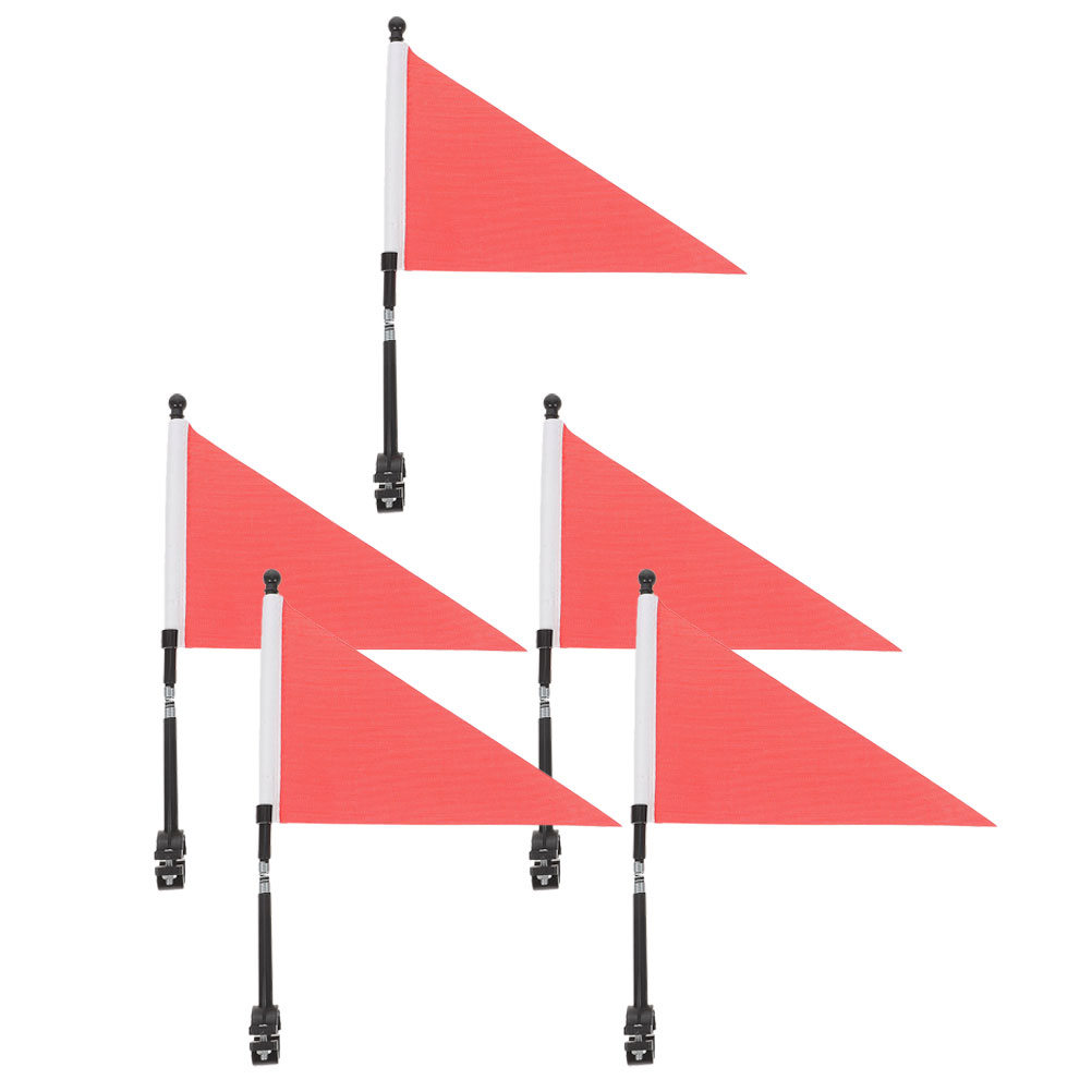 5 Sets Flag Flags Handlebar Safety Flag Bike Safety Flag Decor Bike Flag Handlebar Flag For Bike ...