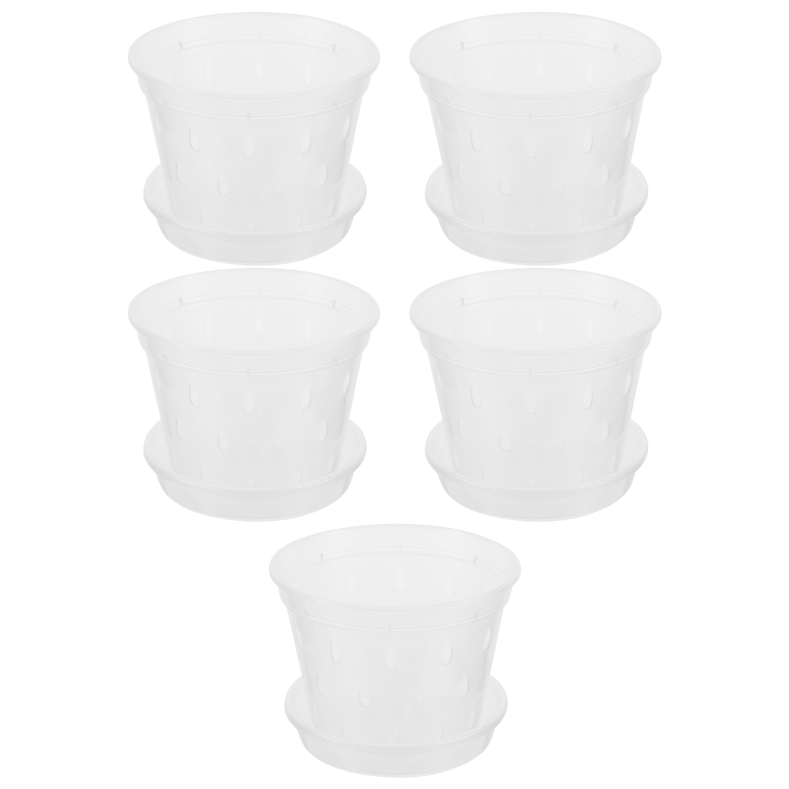 5 Sets Flowerpot for Home Planting Containers Pots Plants Hydroponic ...