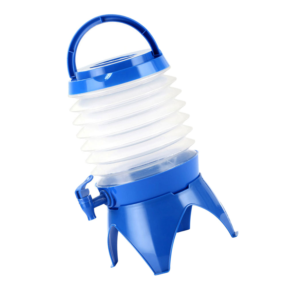 5 Sets Folding Drink Dispenser Water Beverage Dispenser with Spigot for ...