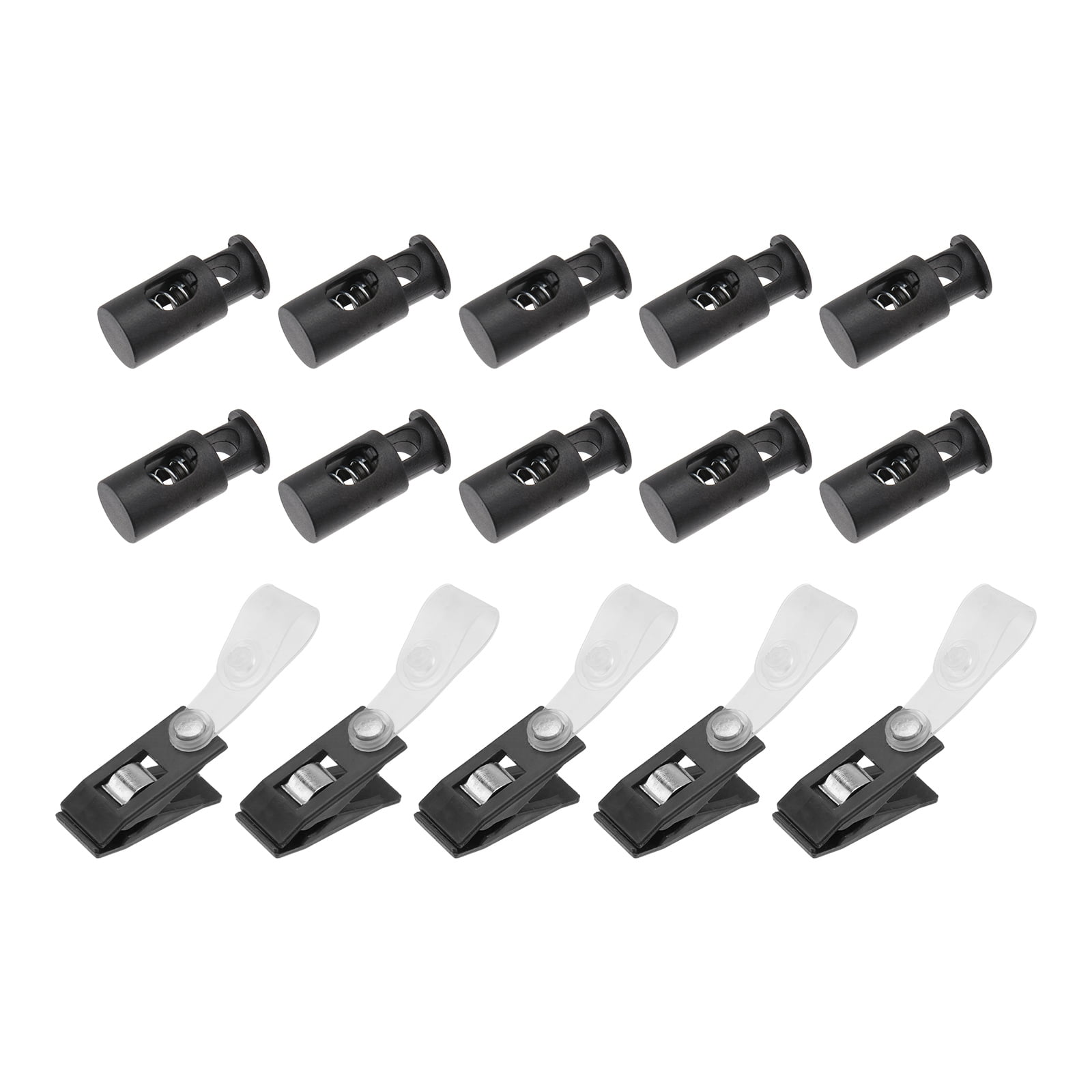 Moluckfu Pole Stopper Black 5 Sets 1.1x0.7x0.2in - Walmart.com