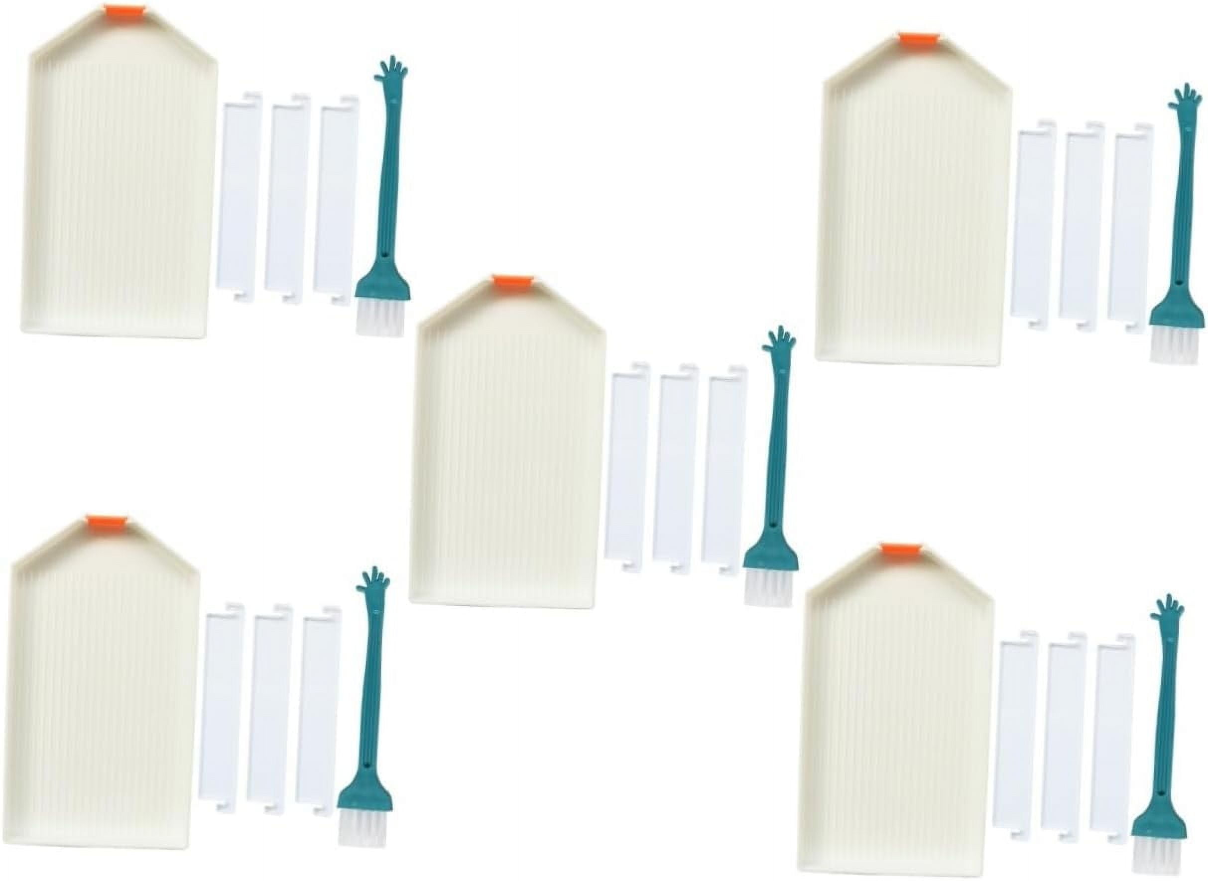 5 Sets of Gem Supplies Dotting Brush Bead Sorting Divider Plastic DIY ...