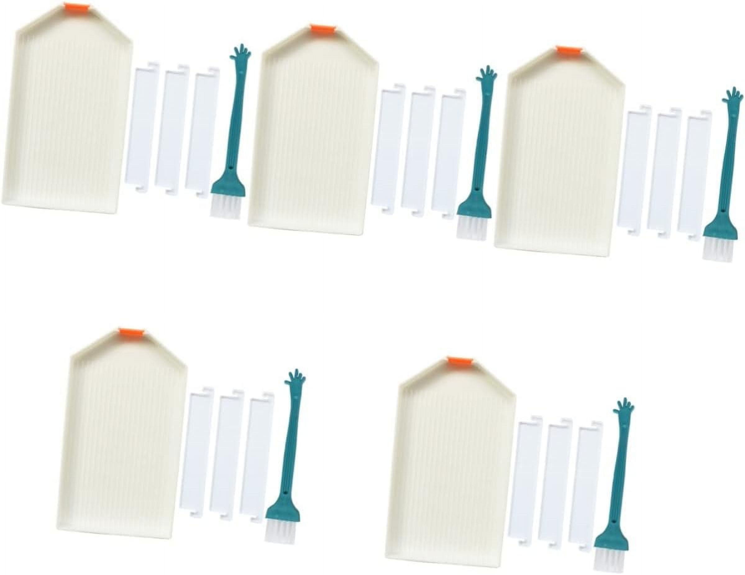 5 Sets of Gem Supplies Dotting Brush Bead Sorting Divider Plastic DIY ...