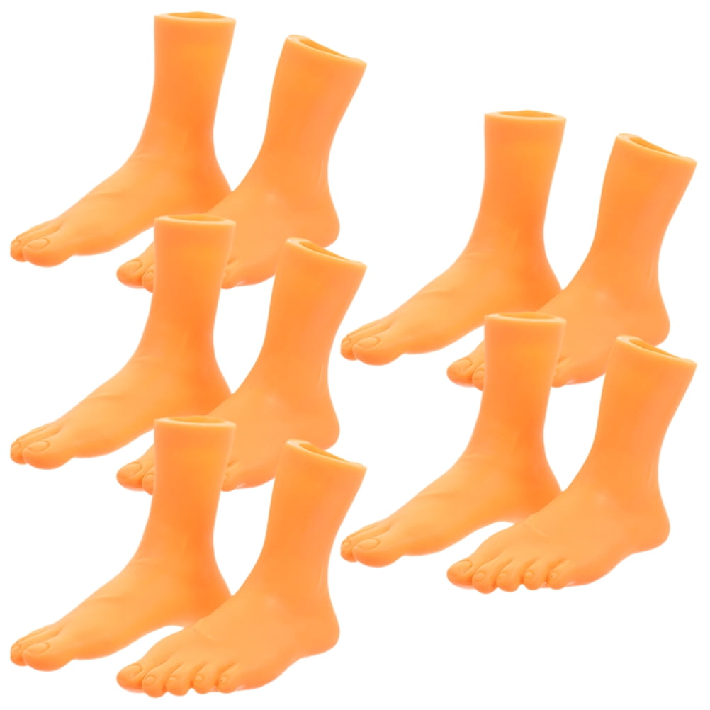 5 Sets Halloween Toy Pet Finger and Foot Covers Rubber Enamel Feet ...