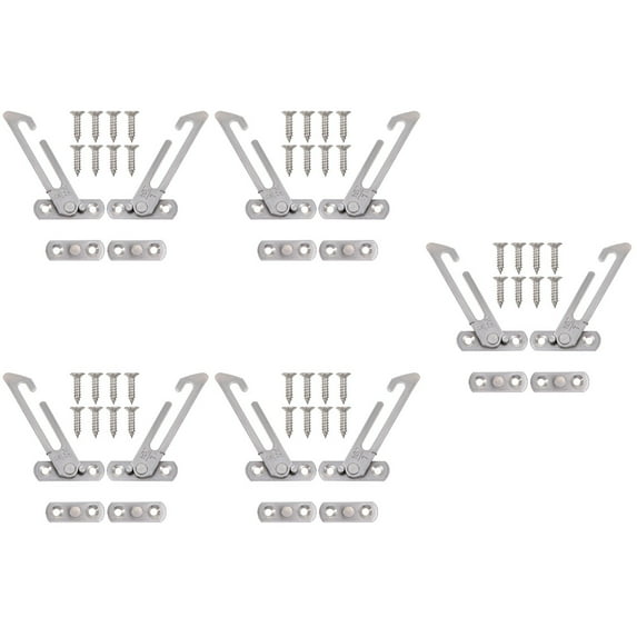 5 Sets Kids Safety Lock Window Restrictor Windproof Stopper Sliding ...