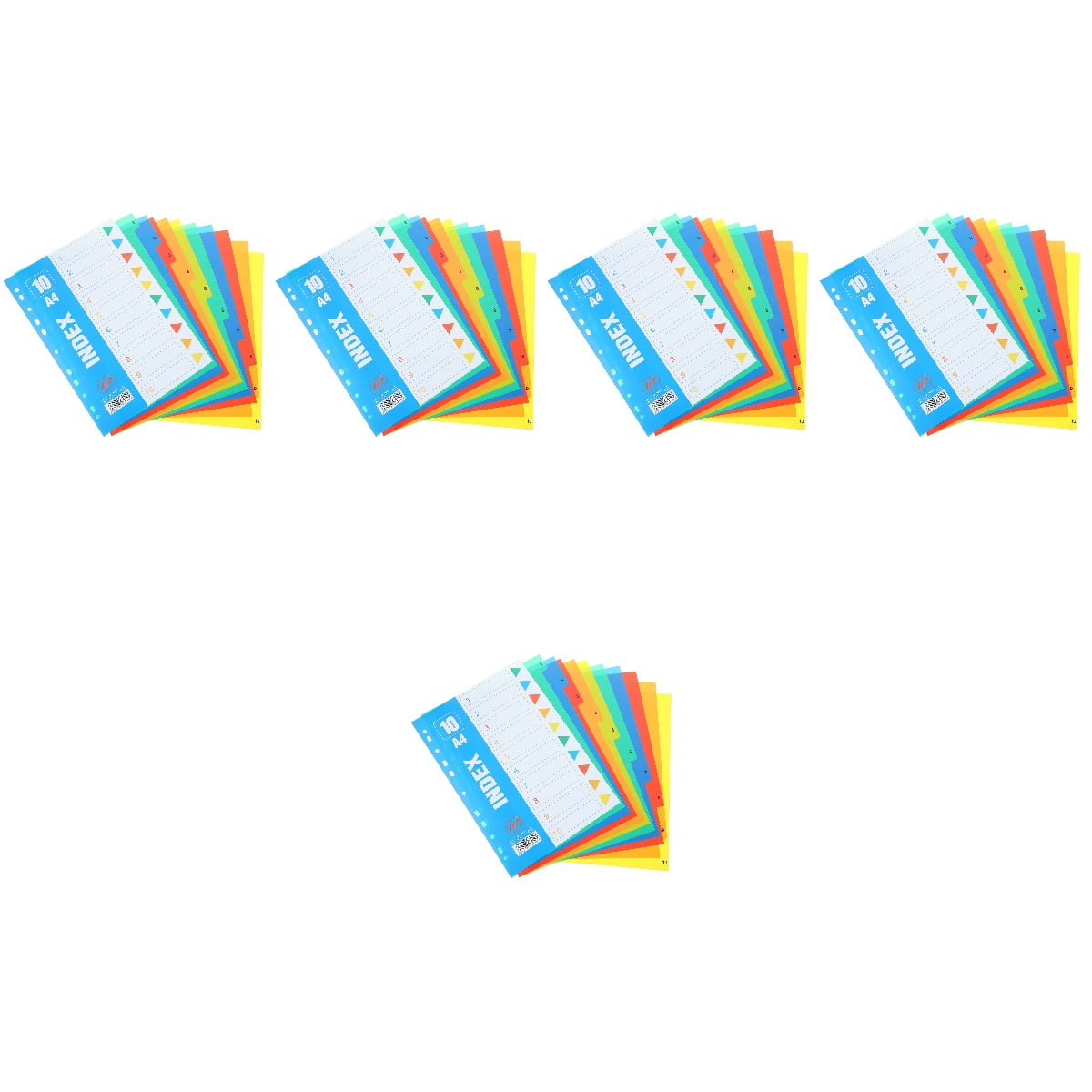 5 Sets Legal Size Binder Index Separator Page Work - Walmart.com