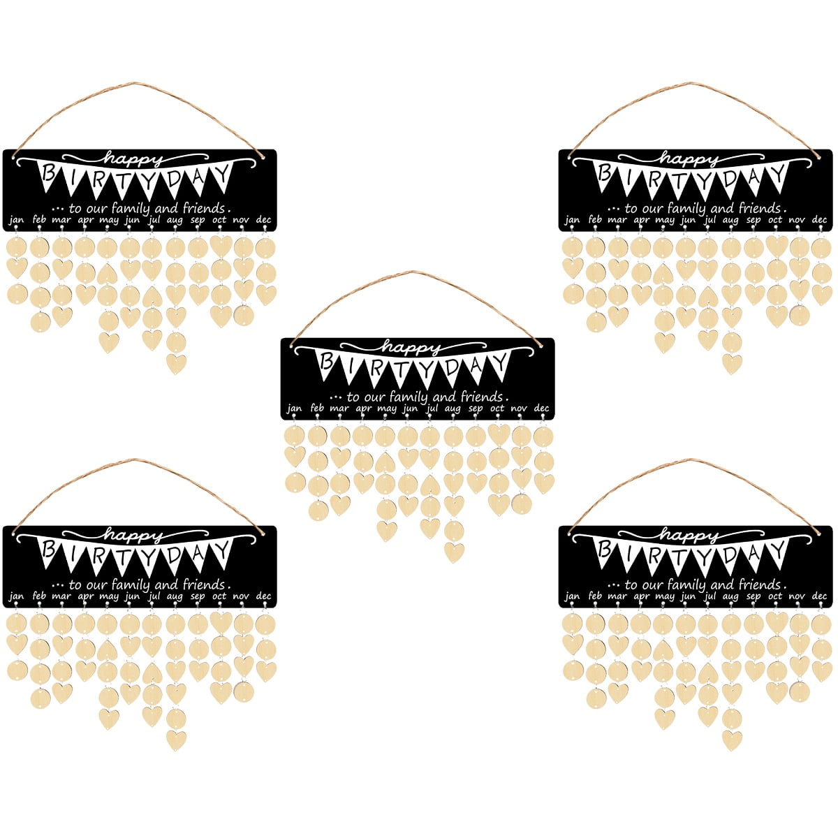 5 Sets Magnetic Reward Chart Decor Birthday Calendar DIY - Walmart.com