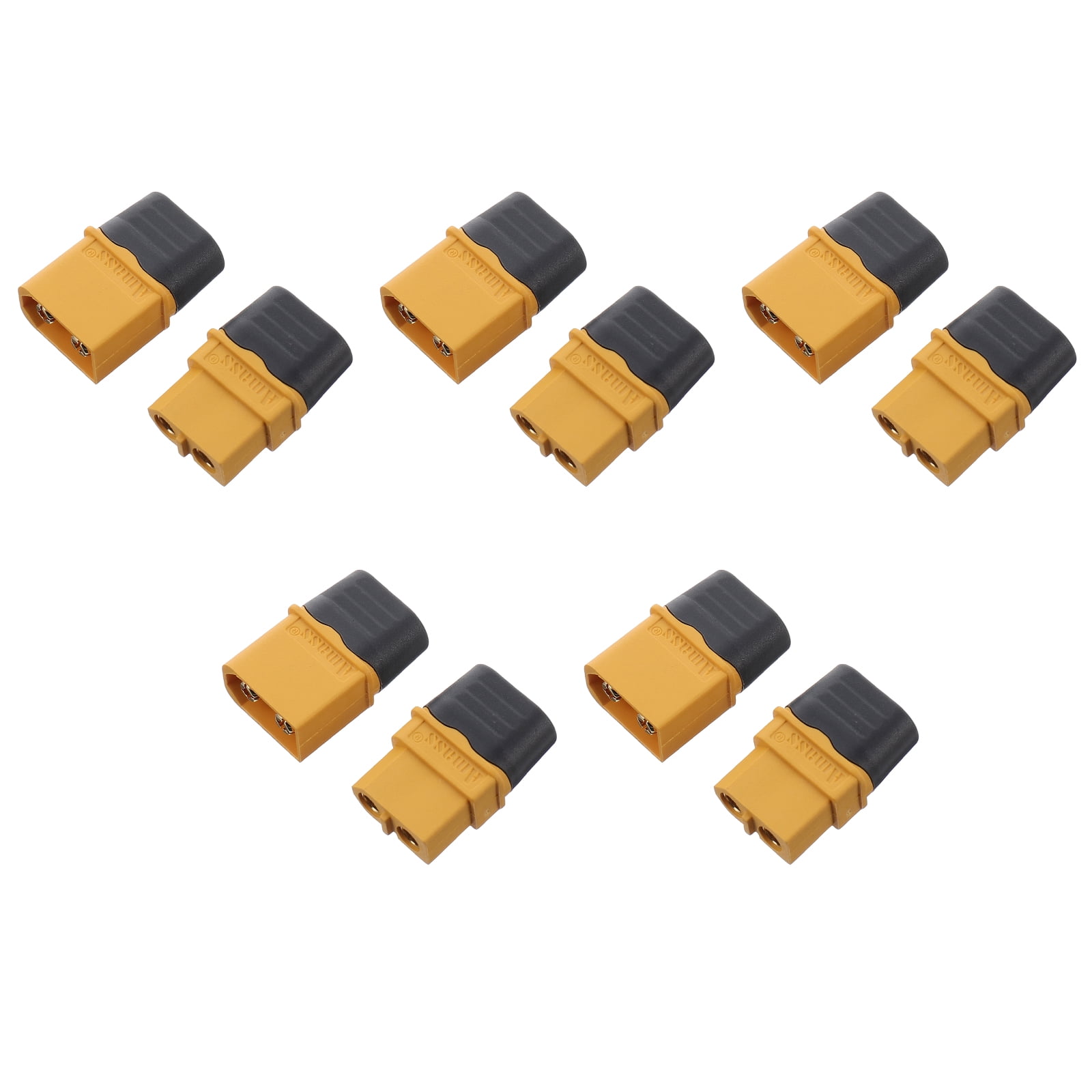 5 Sets Male Female Connectors Power Plugs with for Lipo Battery ...