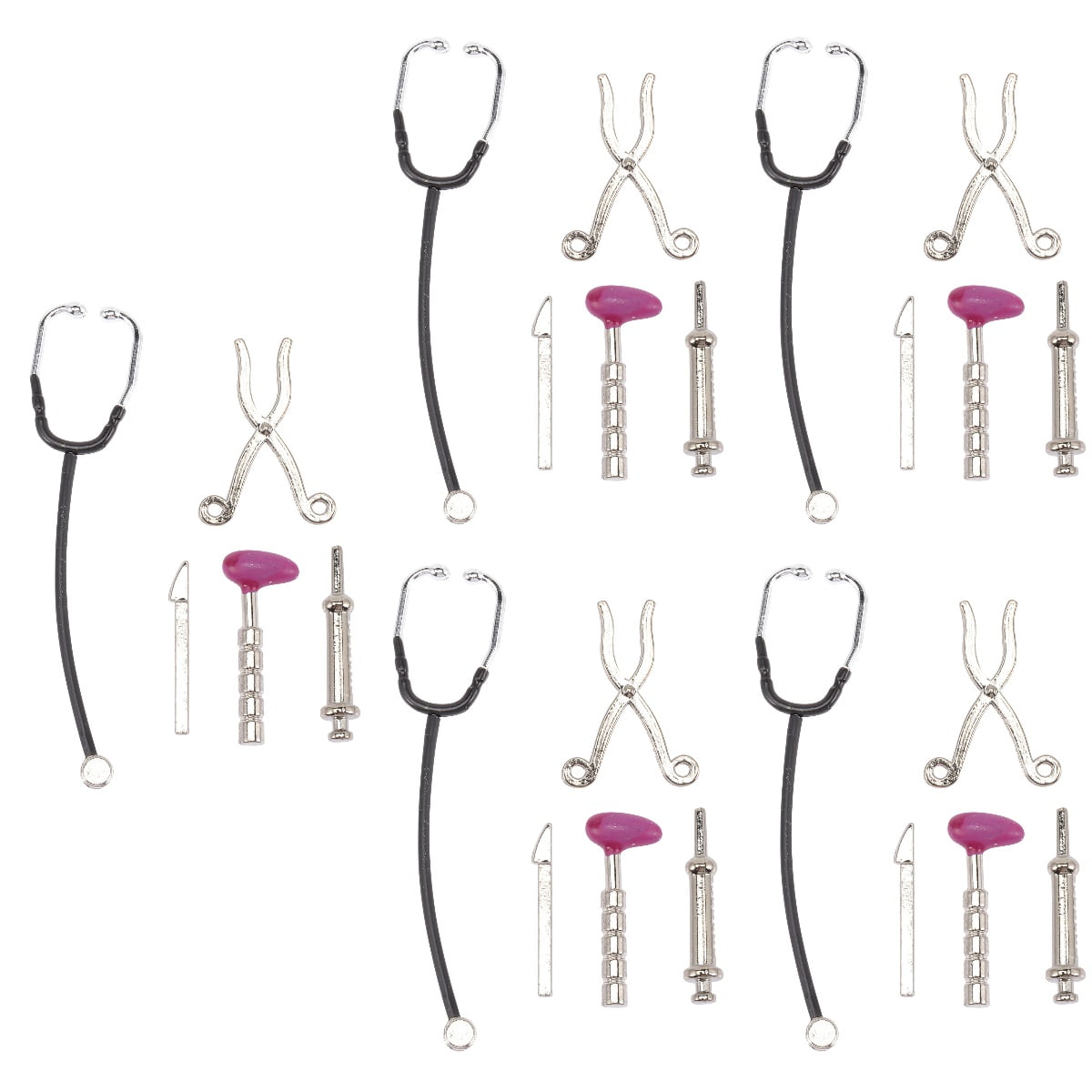 5 Sets Mini Doctor Suit Toys Tool Mini House Accessory Practical Minie ...