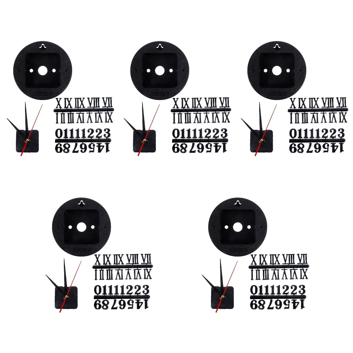 5 Sets Movement Components Diverse Clock Panel Shapes Work - Walmart.com