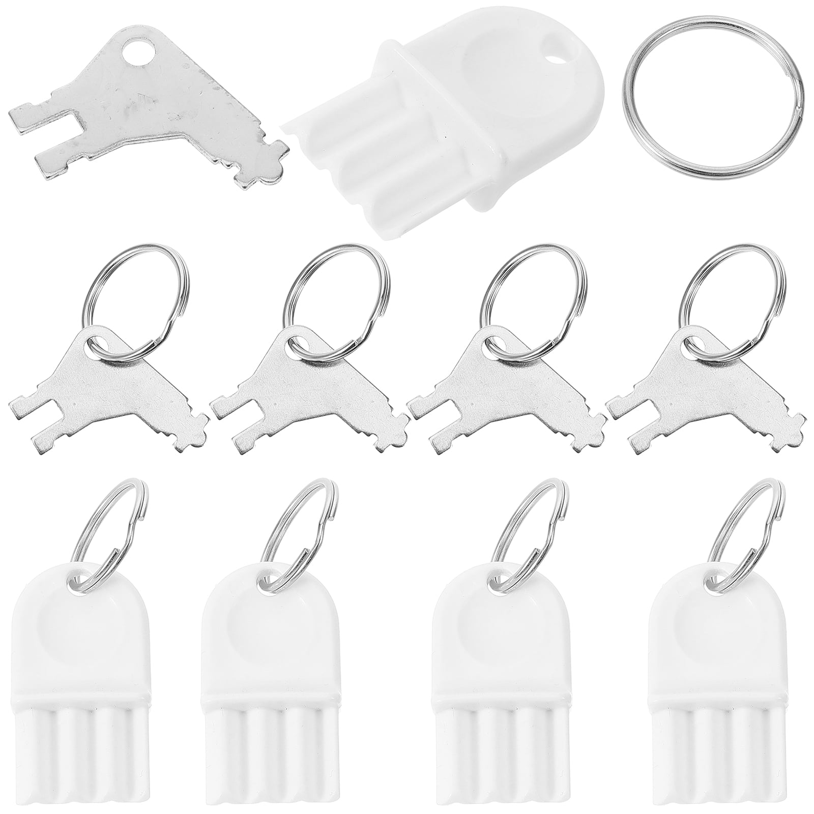 5 Sets Paper Towel Key Replacement Paper Dispenser Keys With Rings For ...