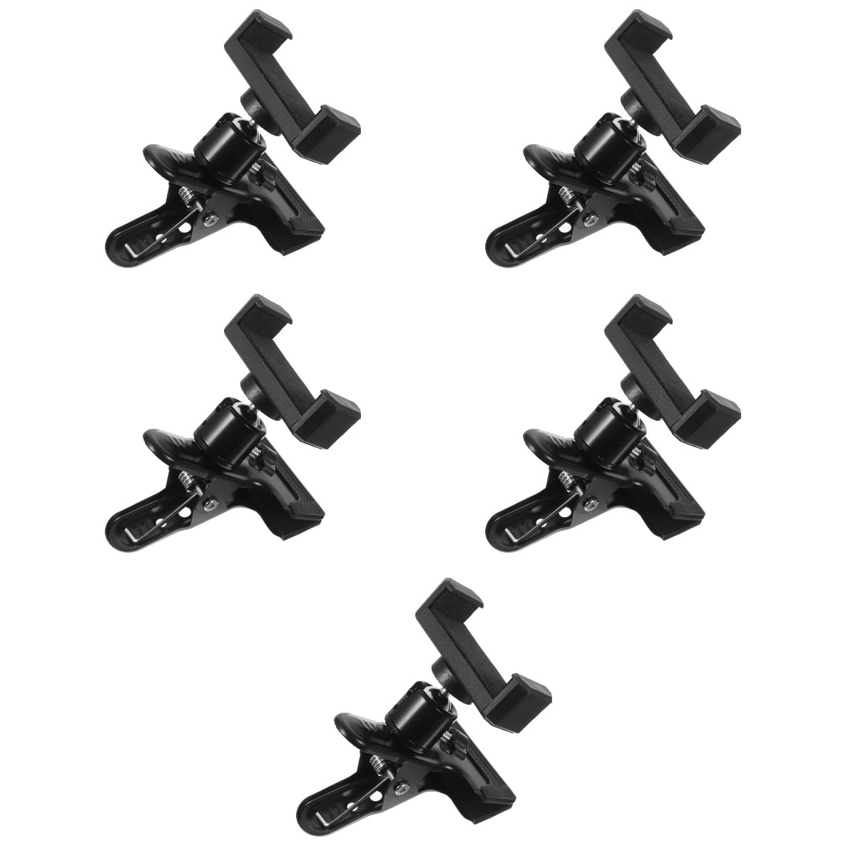 5 Sets Phone Mount Clamp Monitor Mobile Clip Holder Travel - Walmart.com