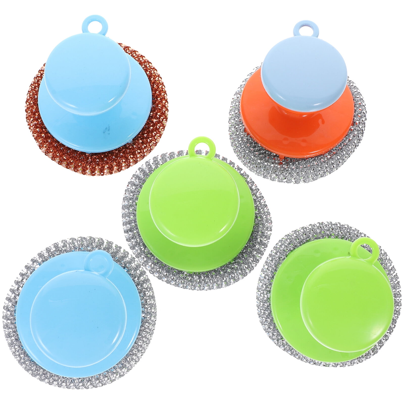 5 Sets Pot Washing Tool Pot Metal Scrubber Pot Cleaning Pan Metal ...
