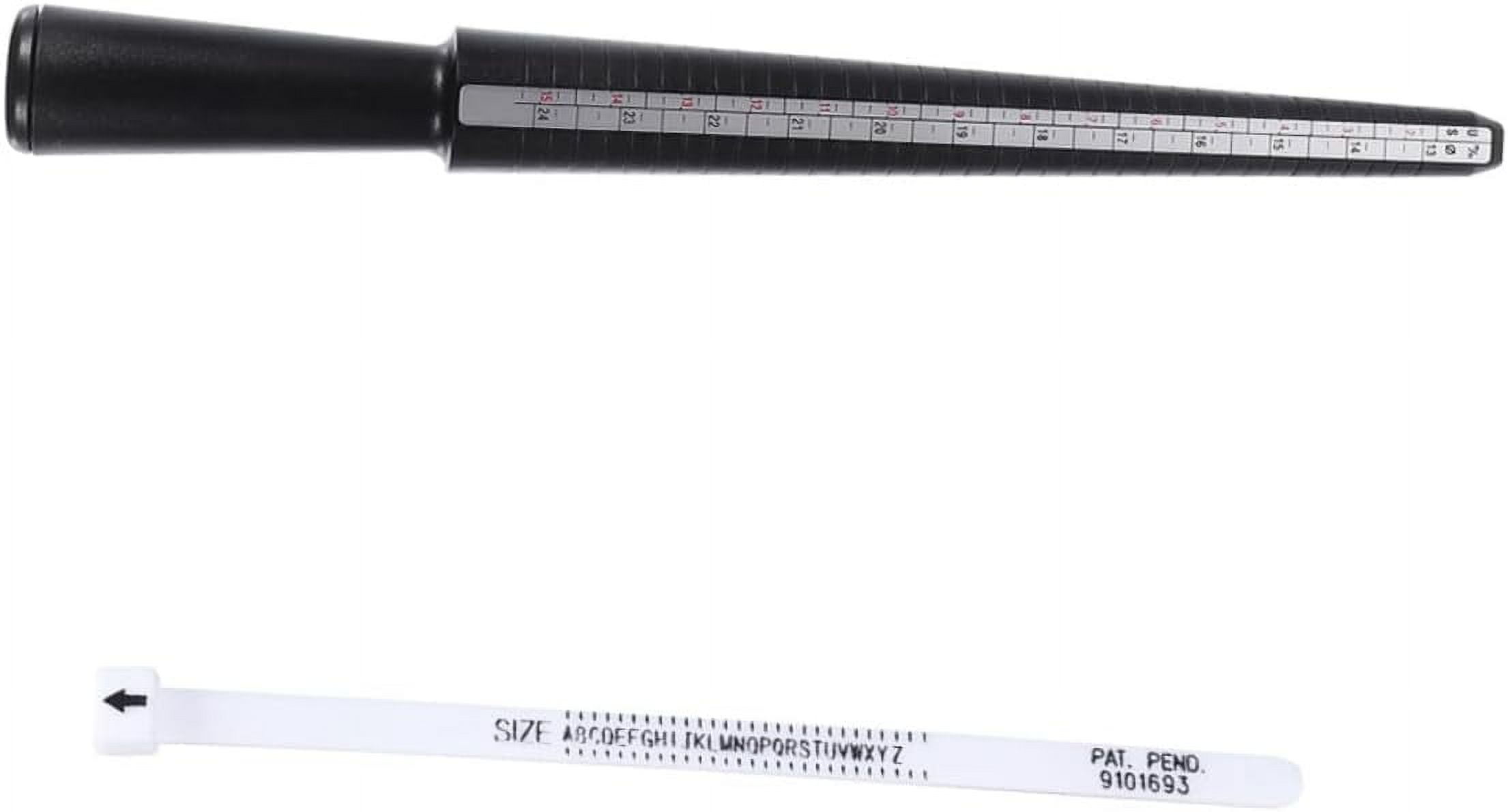 5 Sets Ring Measurement Finger Measuring Ring Mandrel Sizer Inger Gauge ...