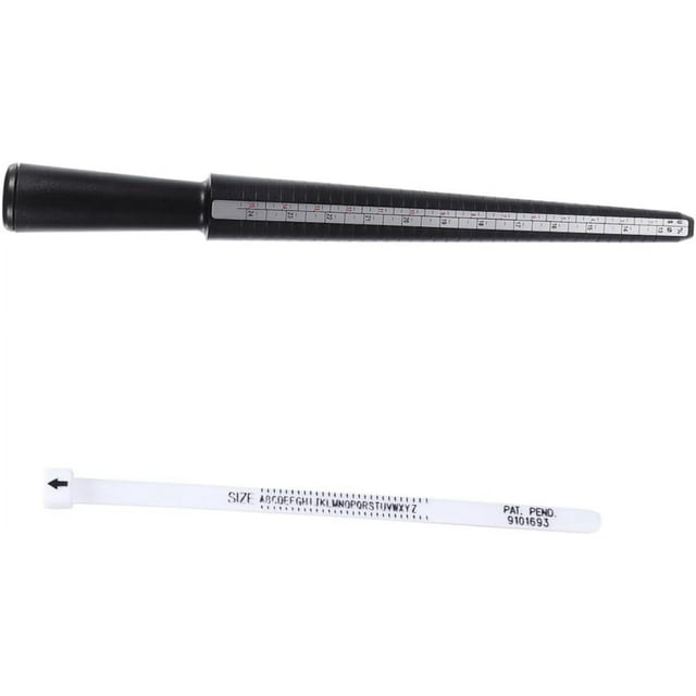 5 Sets Ring Measurement Finger Measuring Ring Mandrel Sizer Inger Gauge ...