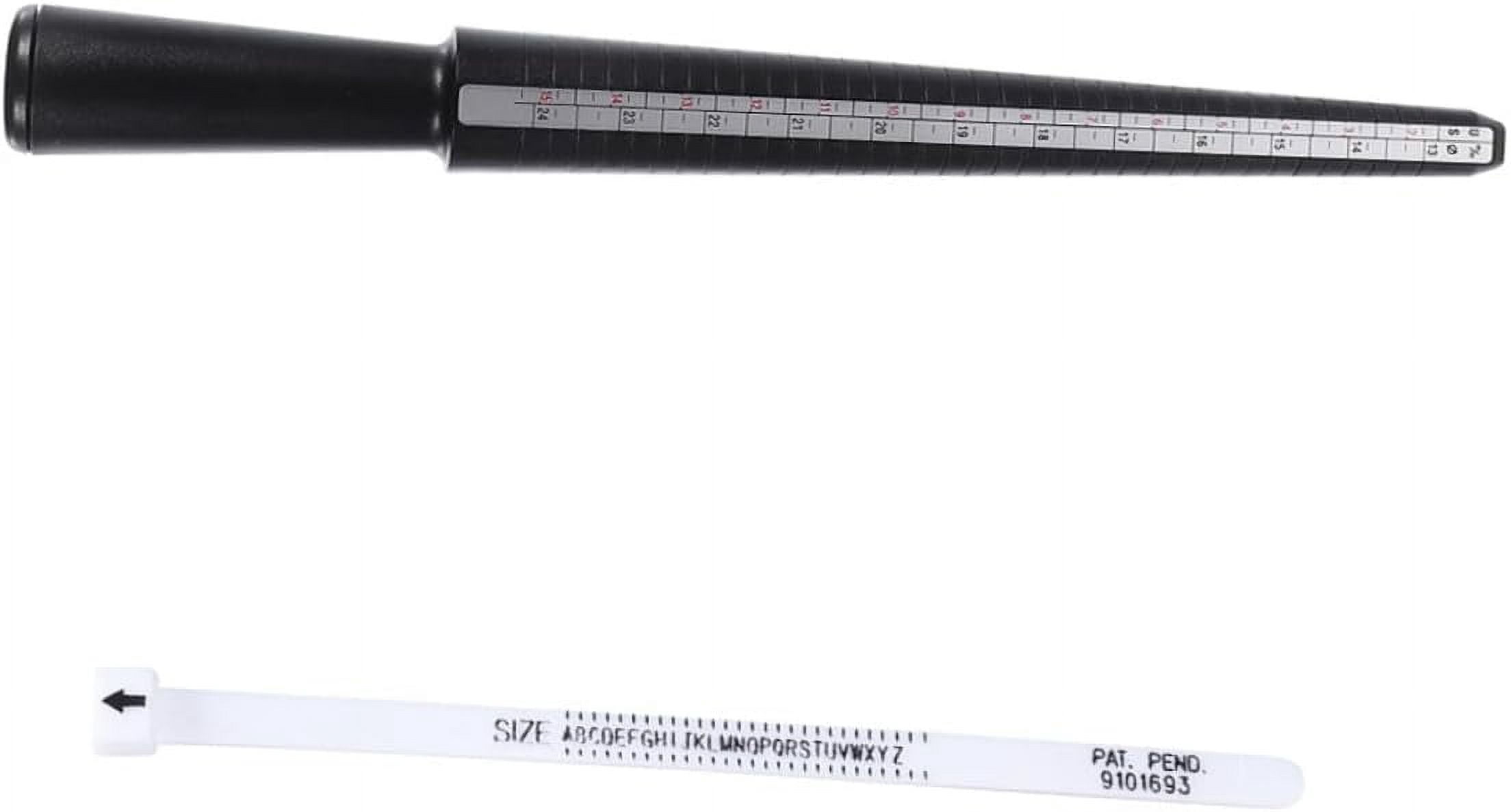 1set set Ring Size Mandrel Sizer Gauge Practical Finger Tools Stick ...