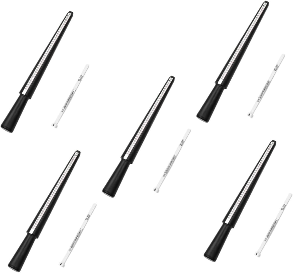 5 Sets Ring Measurement Ring Sizer Gauge Tool Finger Sizer Tool ...