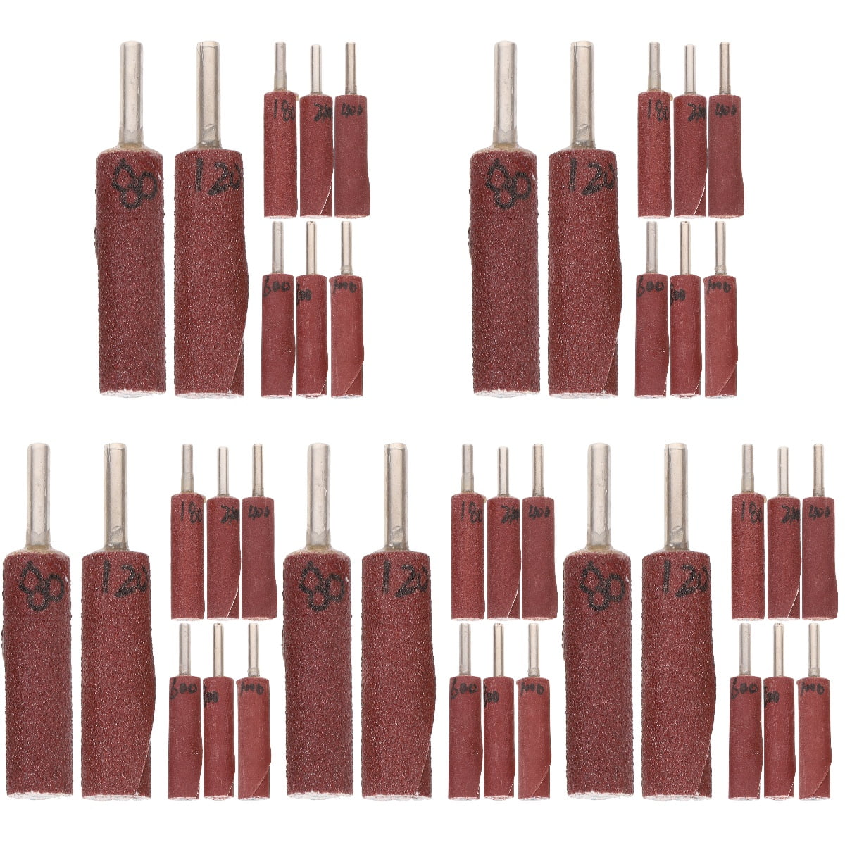 5 Sets Sanding Cone Emery Paper Drill Bits Rotary - Walmart.com