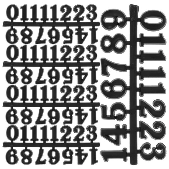 5 Sets Self Adhesive Clock Face Numbers Kit Plate Decoration Repair ...