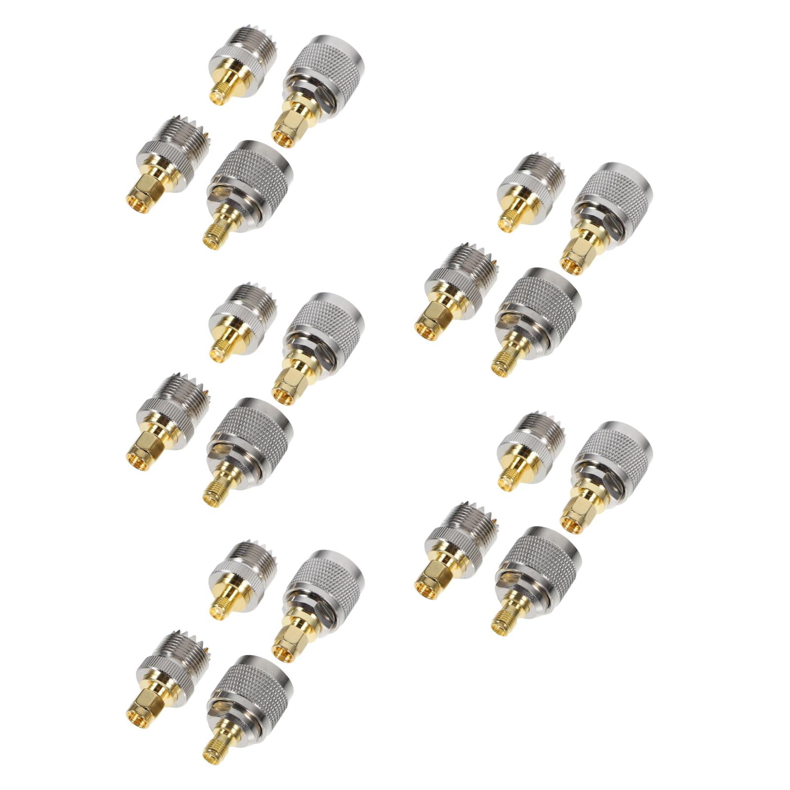 5 Sets Sma Test Converter Coax Connector -259 Connectors Vhf Antenna ...