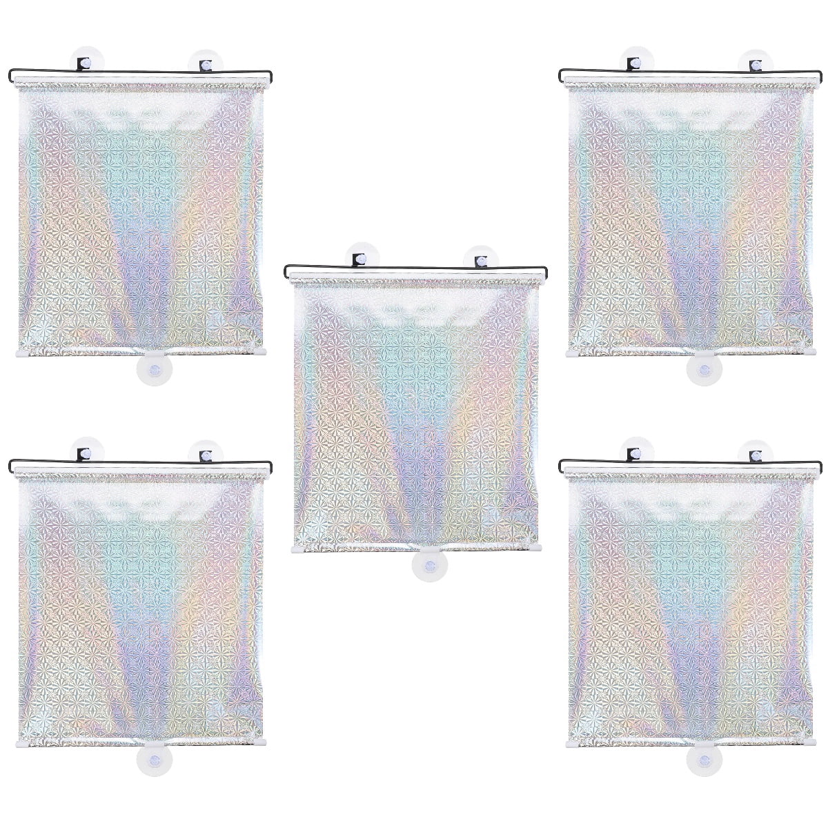 5 Sets Small Suction Cup Blind Blackout Roller Blinds Baby - Walmart.com