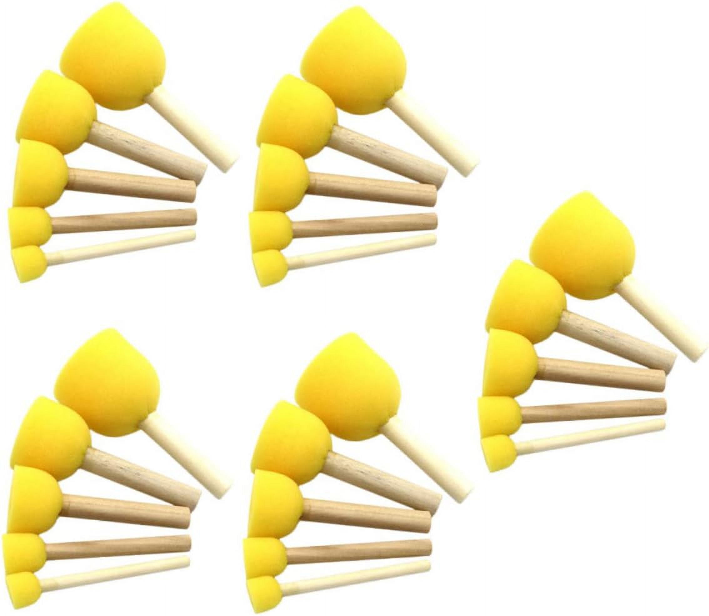 5 Sets Sponge Stamp Foam Paint BrushToys Kids Stamps Foam Painting ...