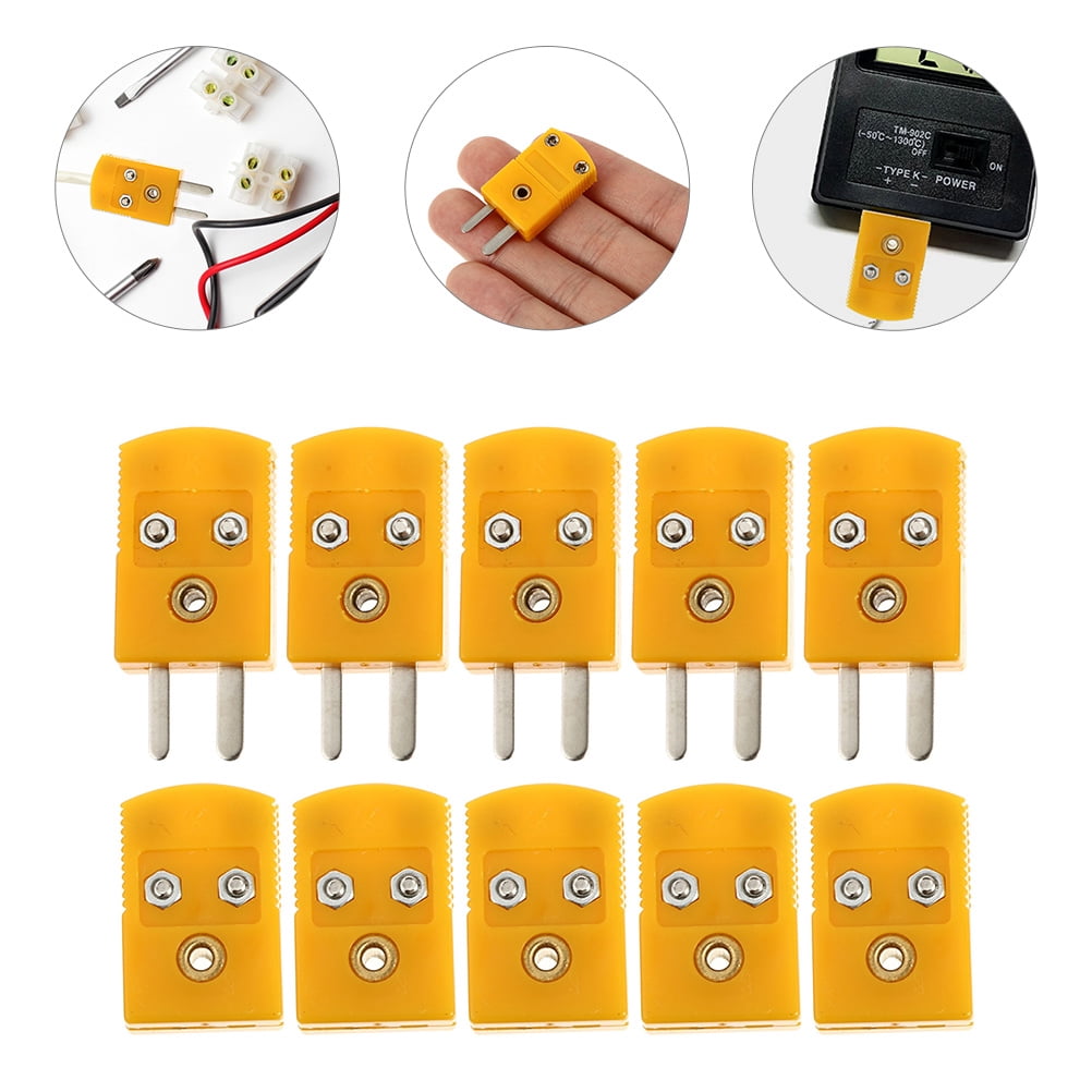 5 Sets Thermocouple Joint K Type Cable Connectors Male Female ...