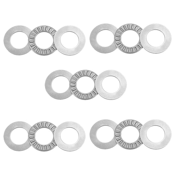 5 Sets Thrust Needle Roller Bearings NTA1018+2TRA Thrust Needle Roller ...