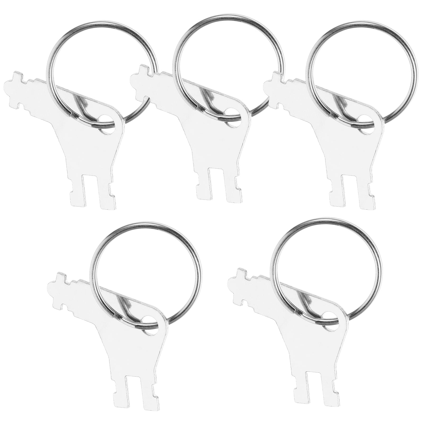 5 Sets Toilet Paper Dispenser Towel Key Automatic Commercial Stainless ...