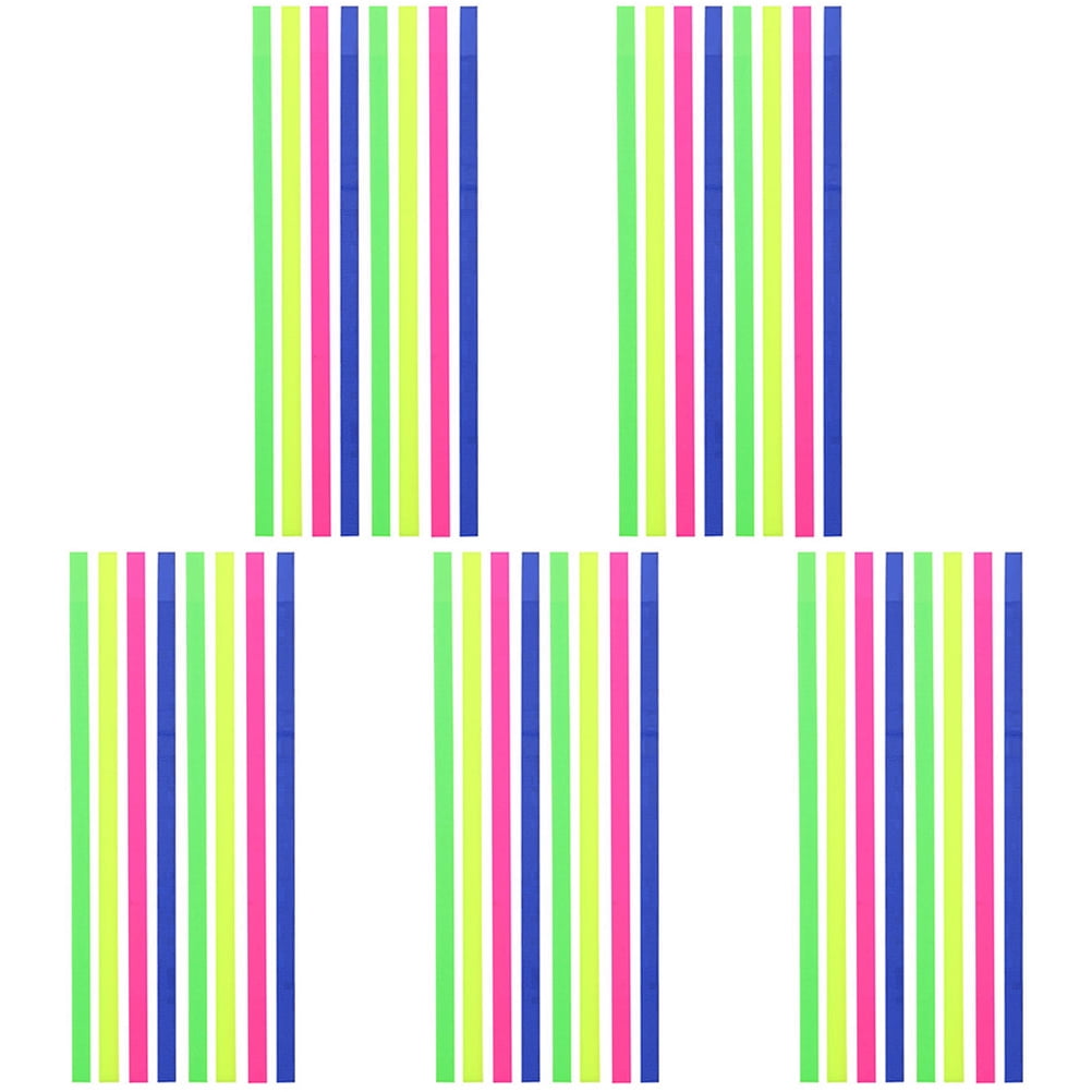 CIMAXIC 5Sets Fluorescent Reading ps Multi Color Notebook Page Markers ...