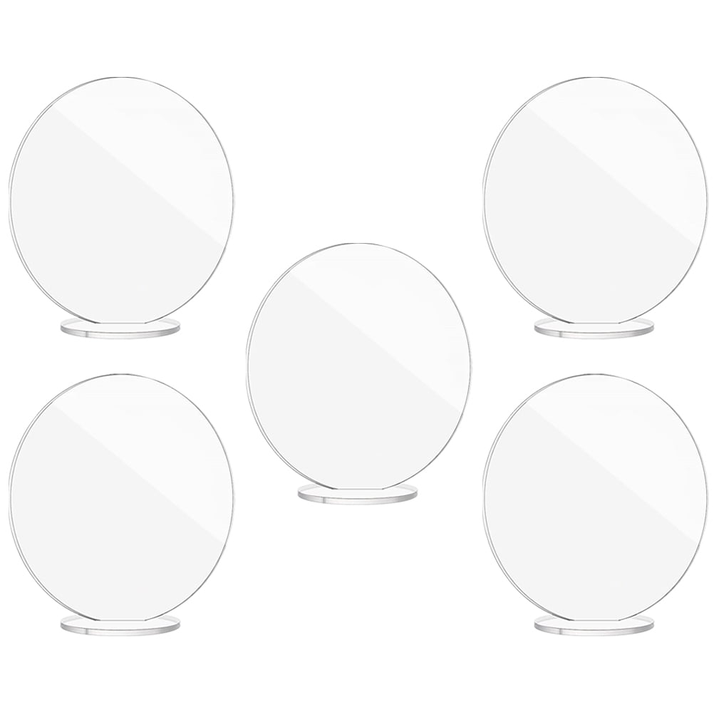 5 Sets Transparent Acrylic Wedding Table Sign Decorations Seating Chart ...