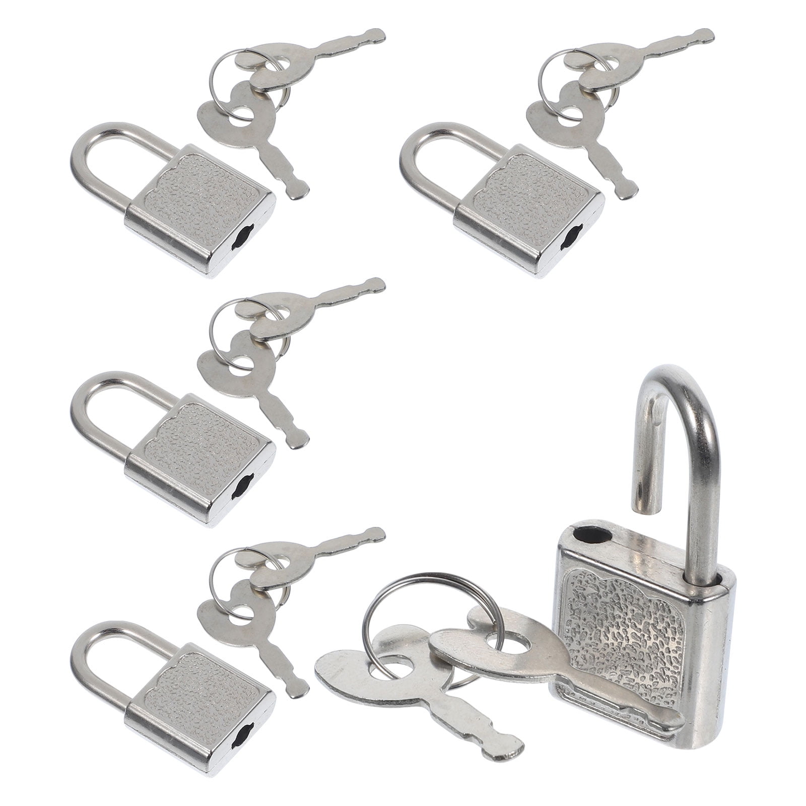 5 Sets Treasure Chest Lock Convenient Padlocks with Keys Children Gifts ...