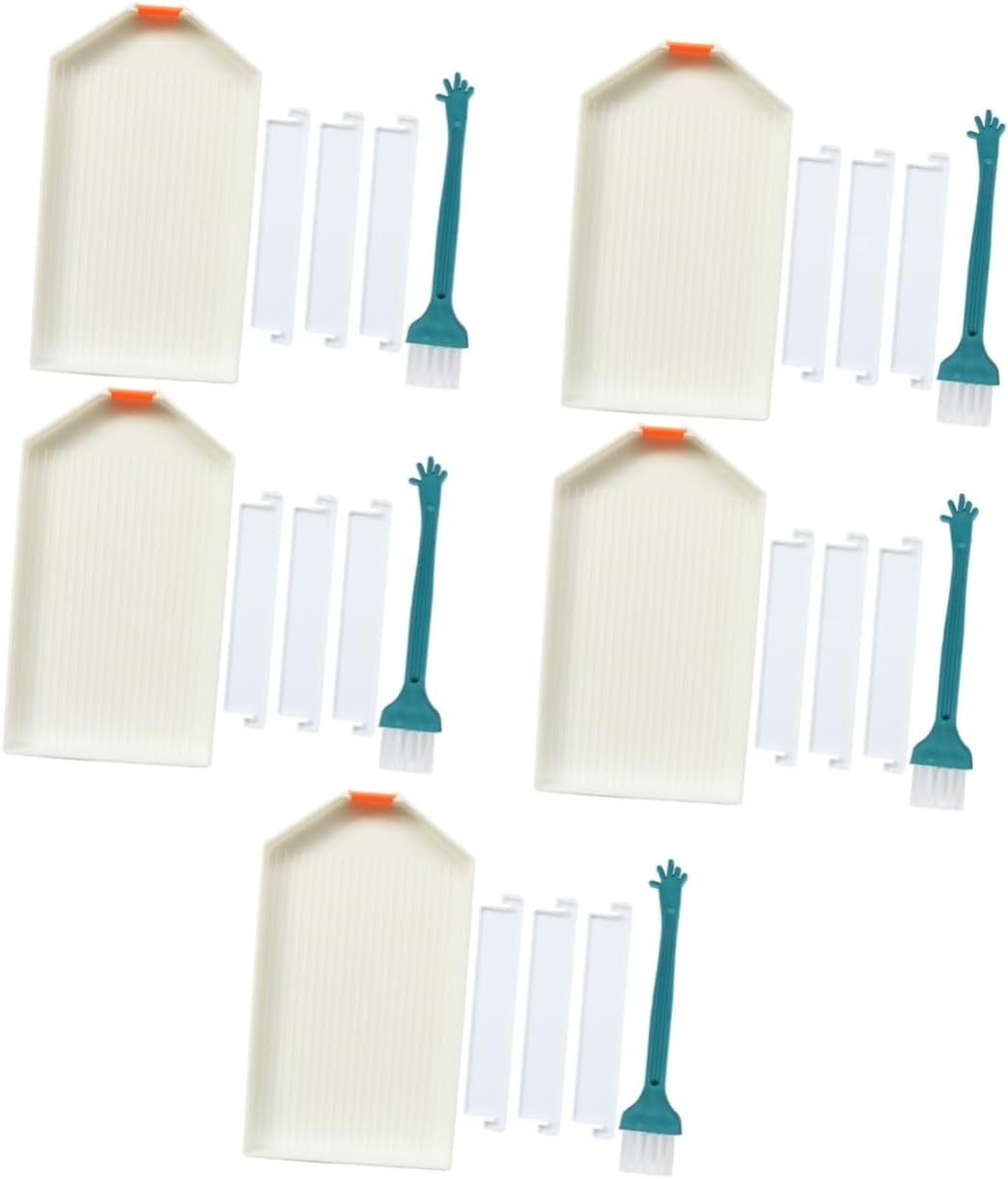 5 Sets Turning Disc Plastic Tray Multitools Rhinestone Tray Nail Art ...