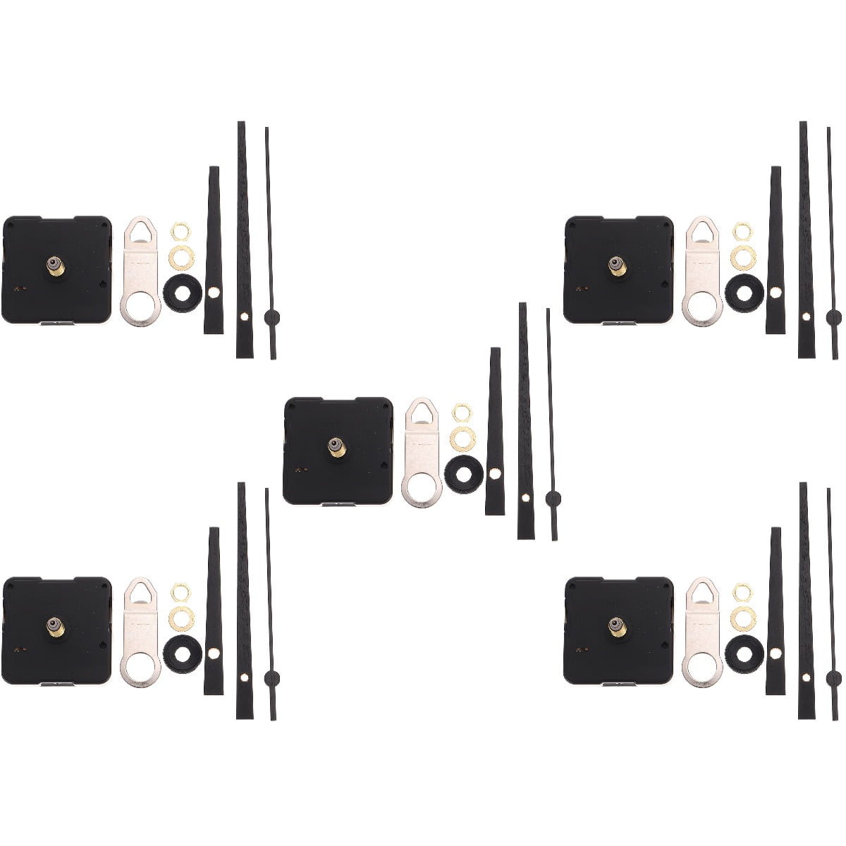 5 Sets Wall Clock Kit Battery Movement Replacement Movements Motor ...