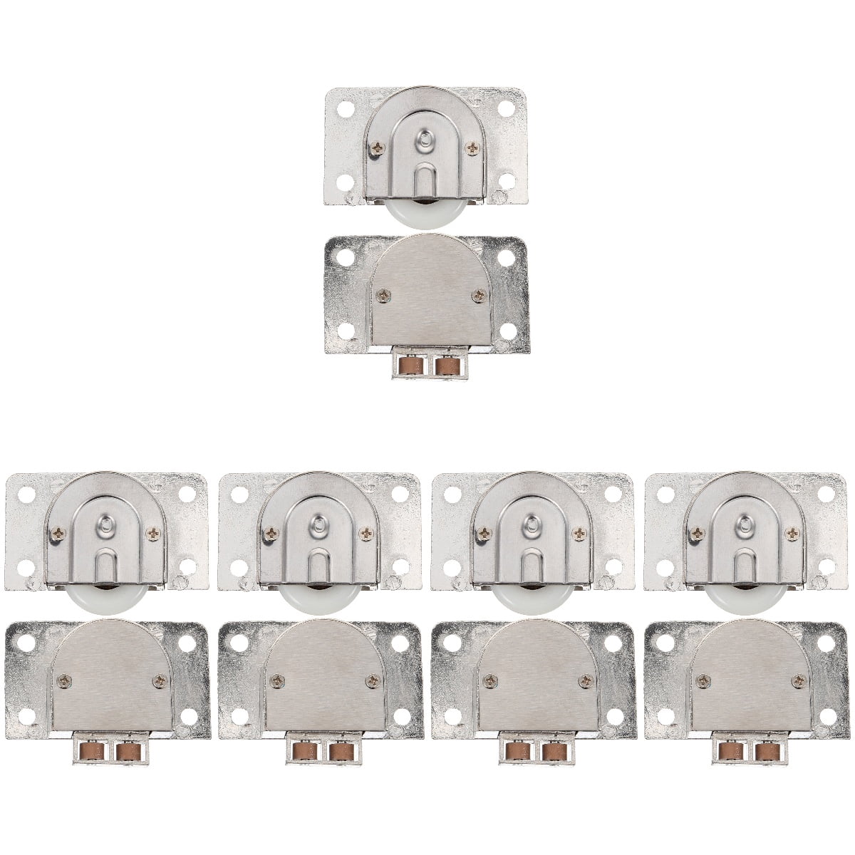 5 Sets Sliding Door Pulley Rollers for Wardrobe with Ab Wheel Knob ...