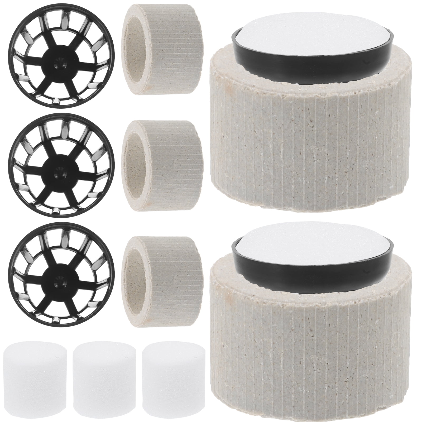 5 Sets Water Plant Rings Aquarium Fish Tank Landscape Pottery Fixed ...