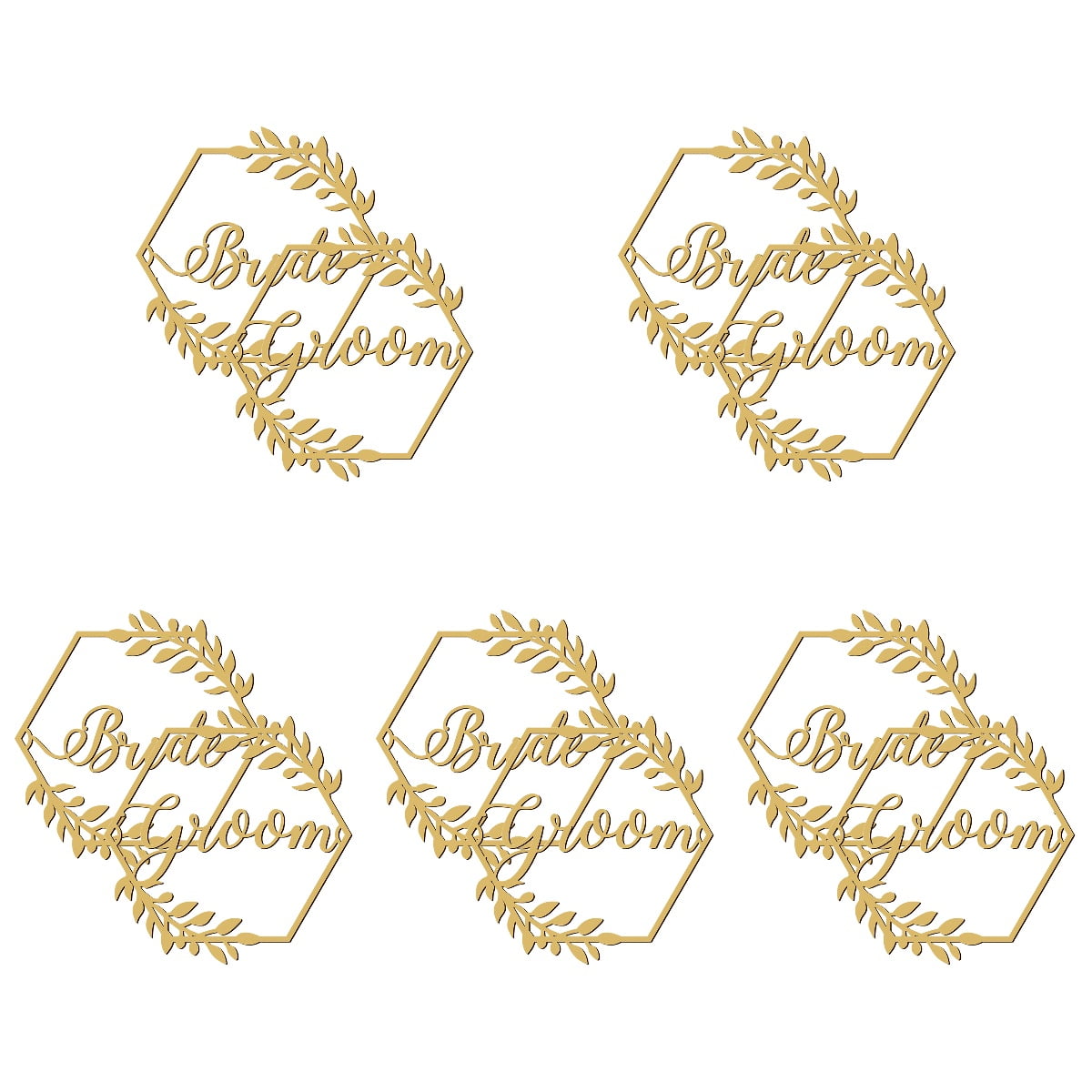 5 Sets Wedding Sign Signs for Ceremony and Reception Drapes Miss ...