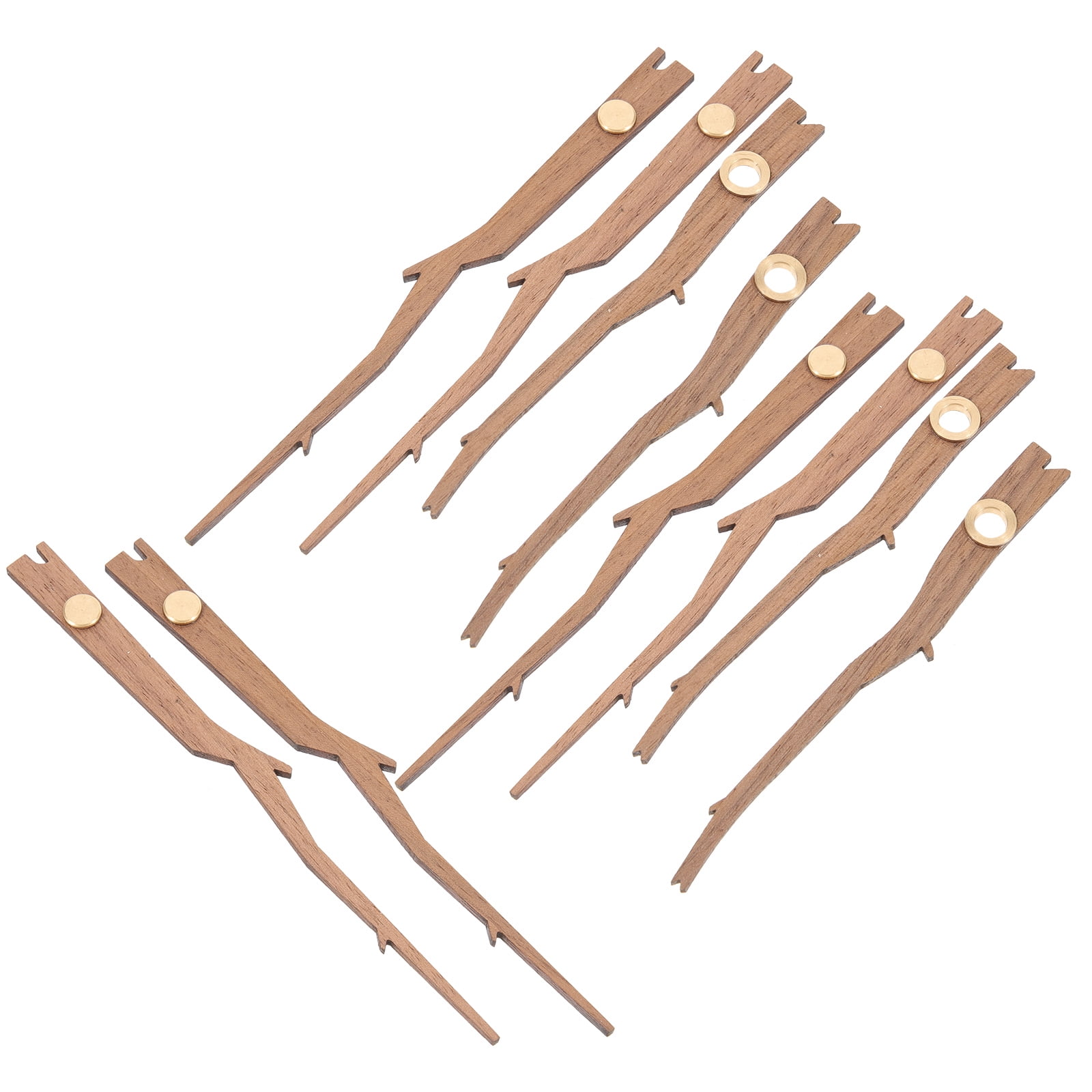 CIMAXIC Clock Pointers Wood Brass 5Sets 12.50X1.70X0.20In - Walmart.com