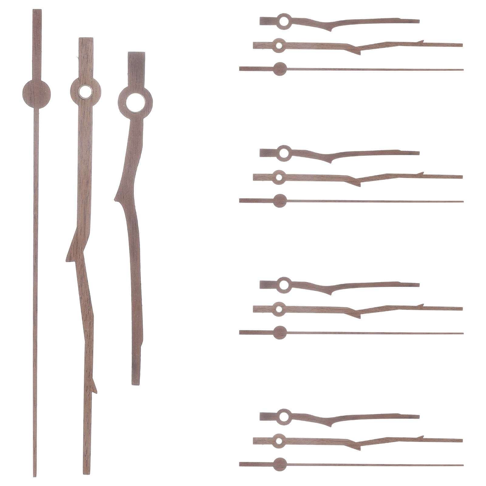 5 Sets Wooden Clock Hands for Replacement Repair and DIY Hanging Clocks ...