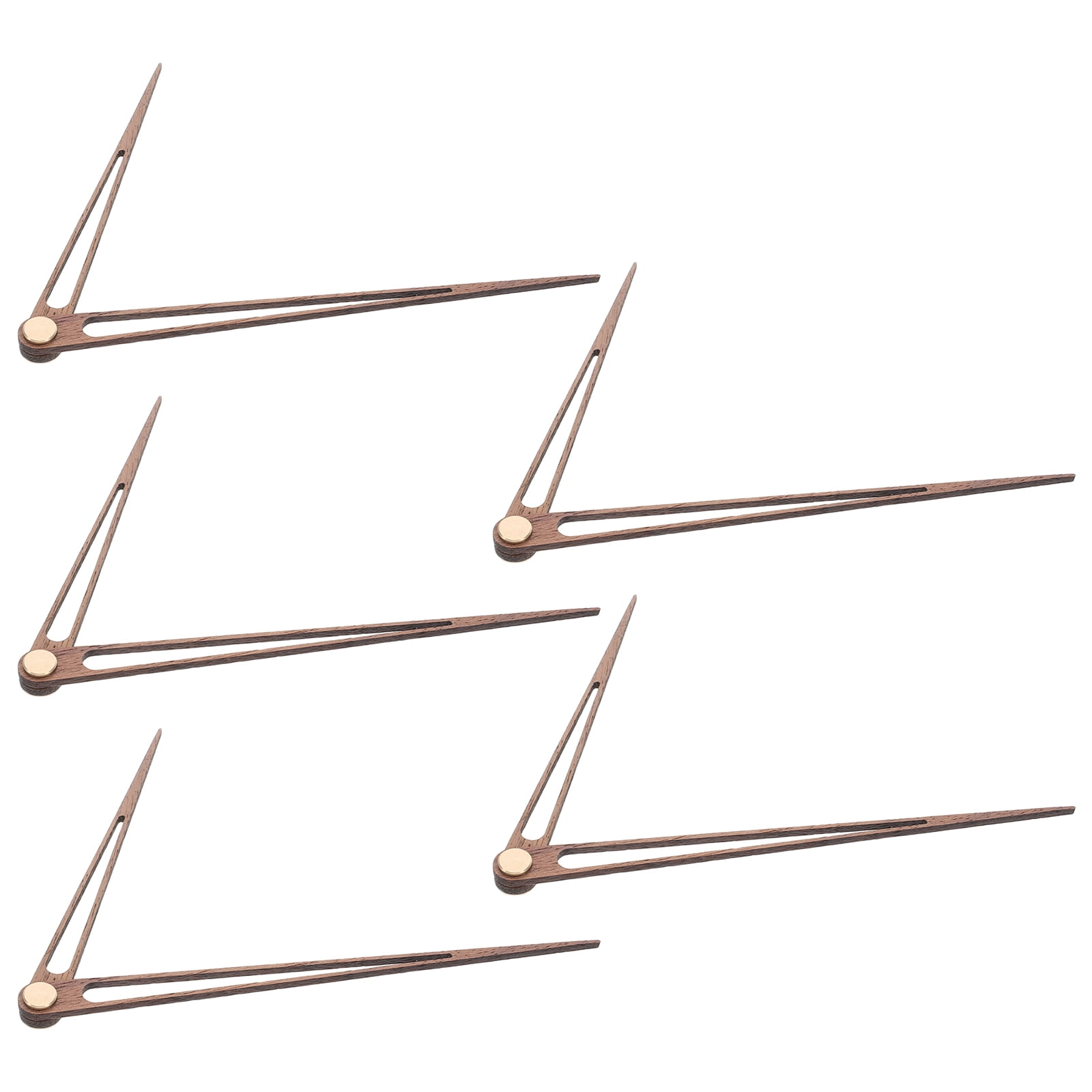 5 Sets Clock Movement Parts with Long Wooden Hands and Copper Sleeve ...
